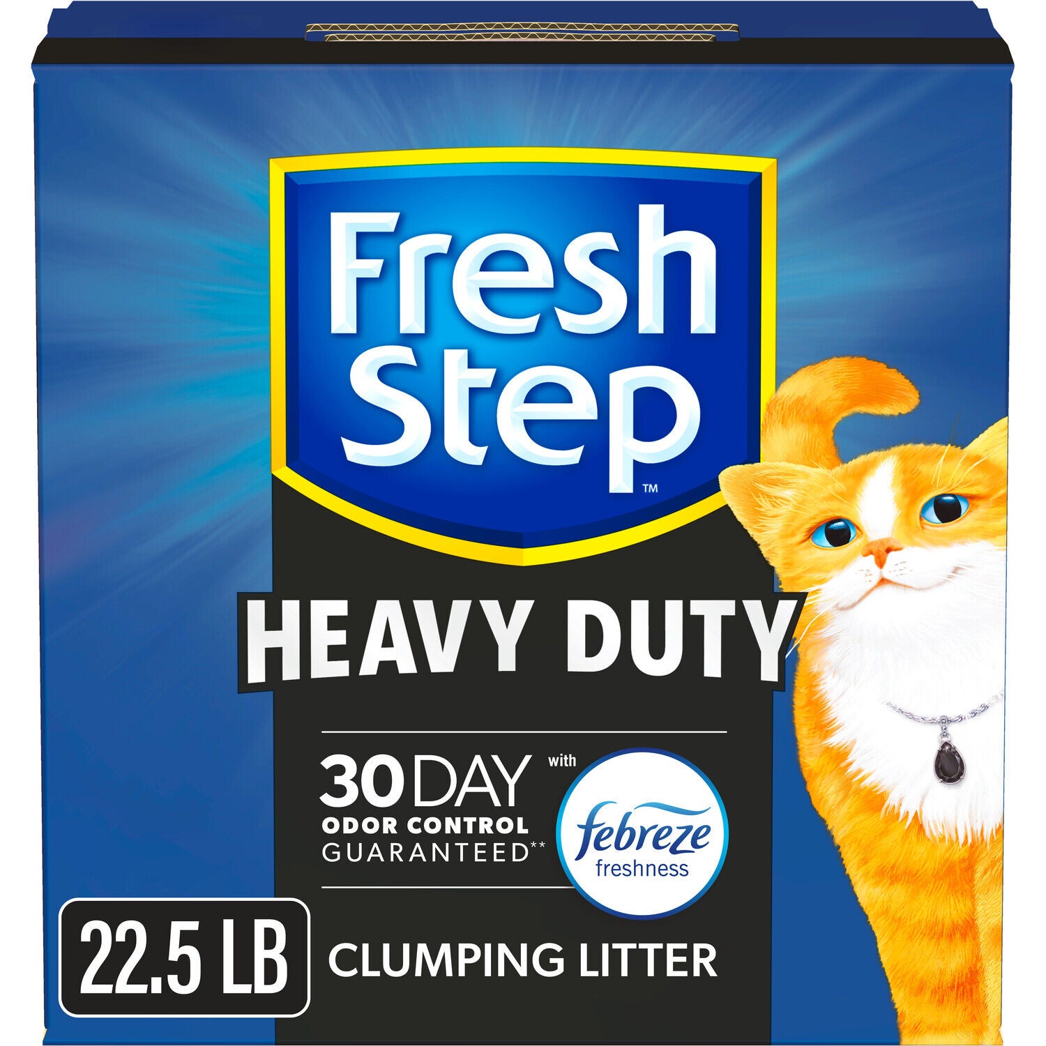Fresh Step Heavy Duty 30 Day Odor Control With Febreze Freshness ...