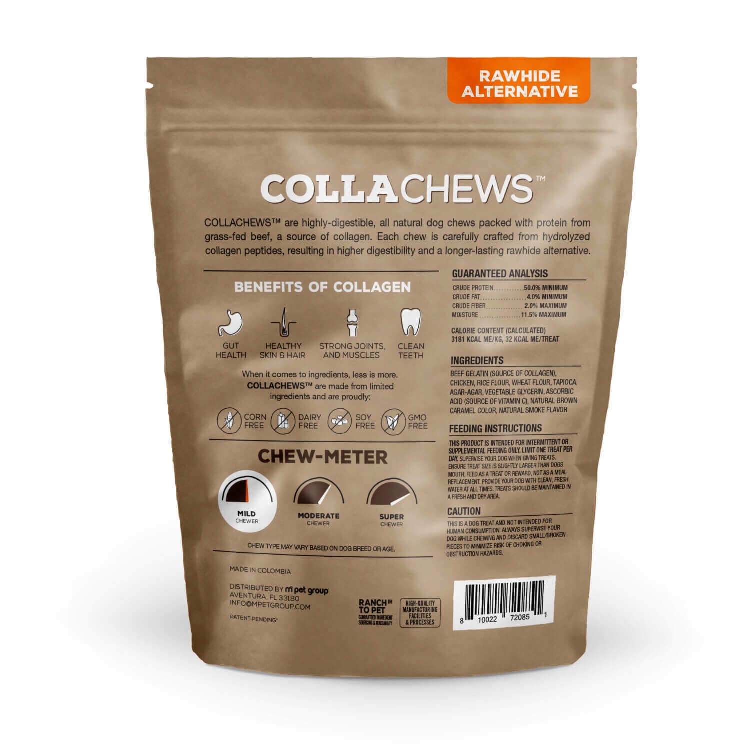Colla Chews 5" Collagen Sticks Chicken Flavor Dog Treats 1ea-25Pack ...