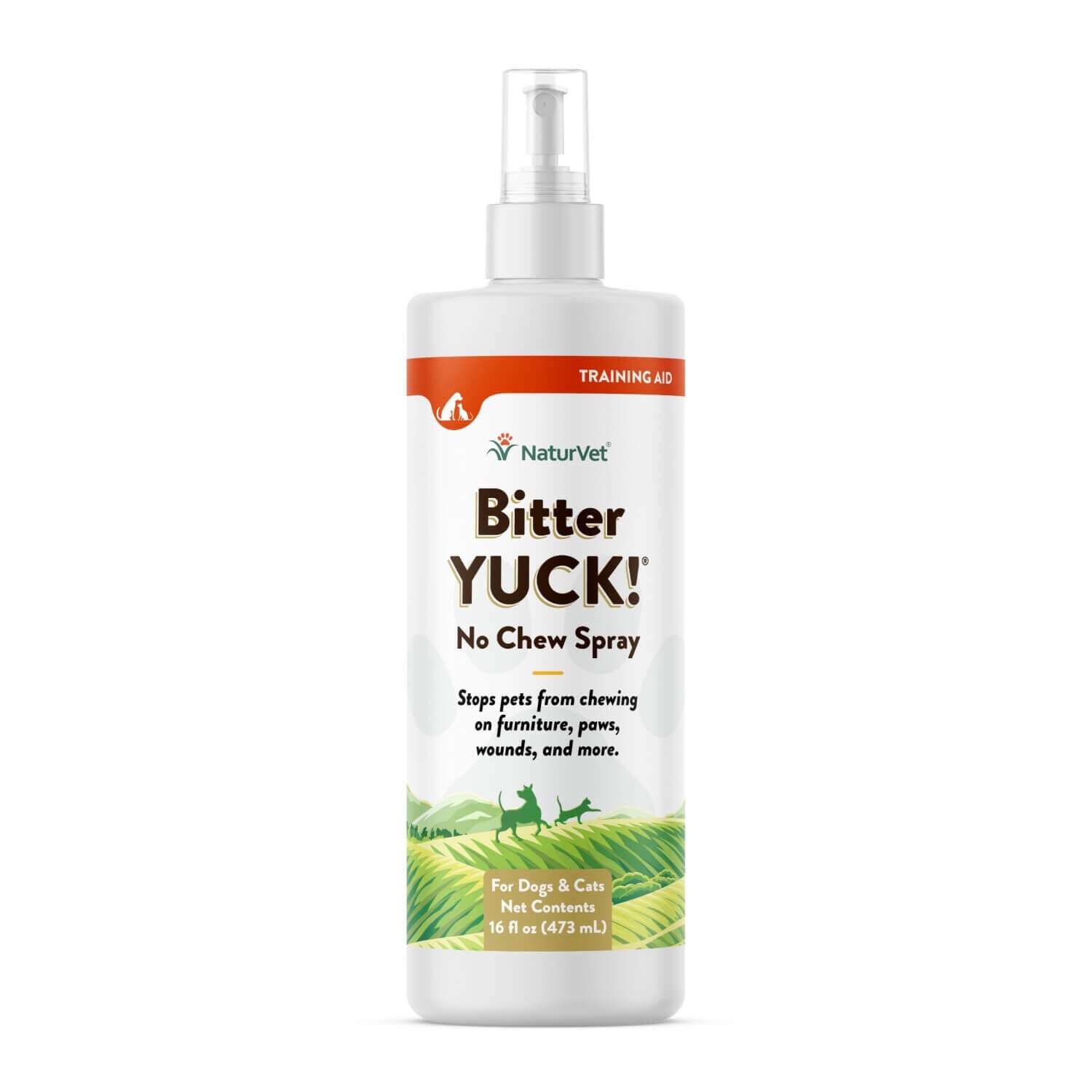 Naturvet Bitter Yuck! No Chew Spray For Dogs & Cats 8oz | Pet Supermarket