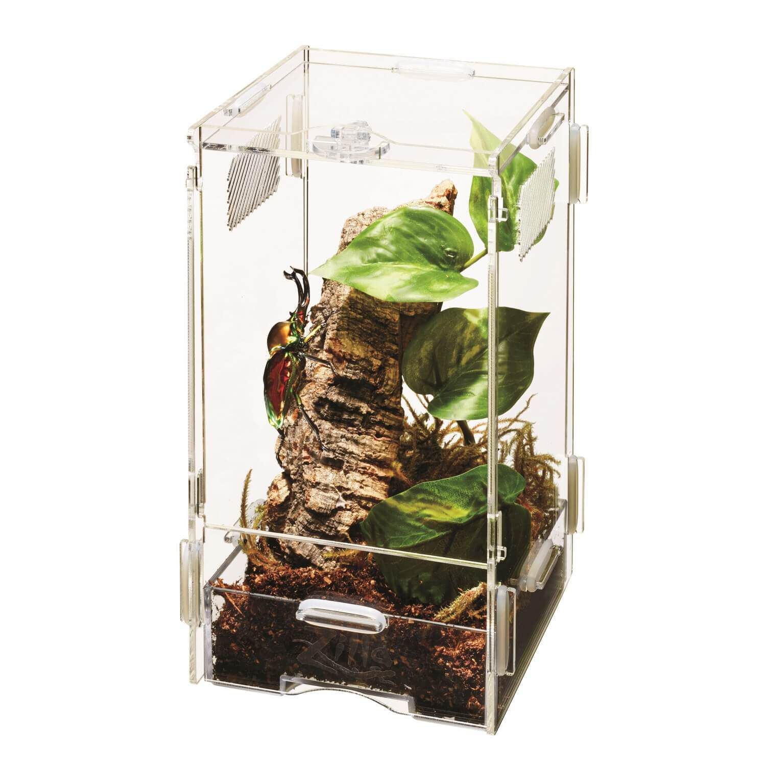 Zilla Micro Habitat Terrarium With Locking Latch, Arboreal, Small 1S ...