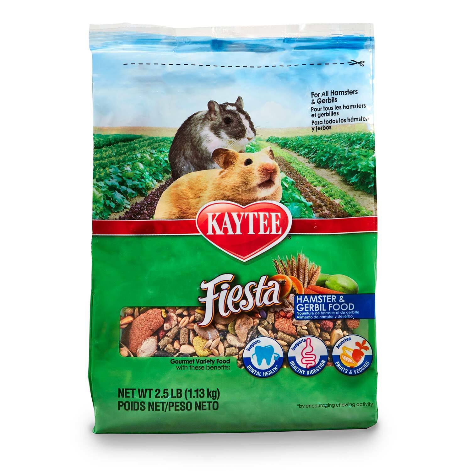 Kaytee Fiesta Hamster And Gerbil Food 2.5lb | Pet Supermarket