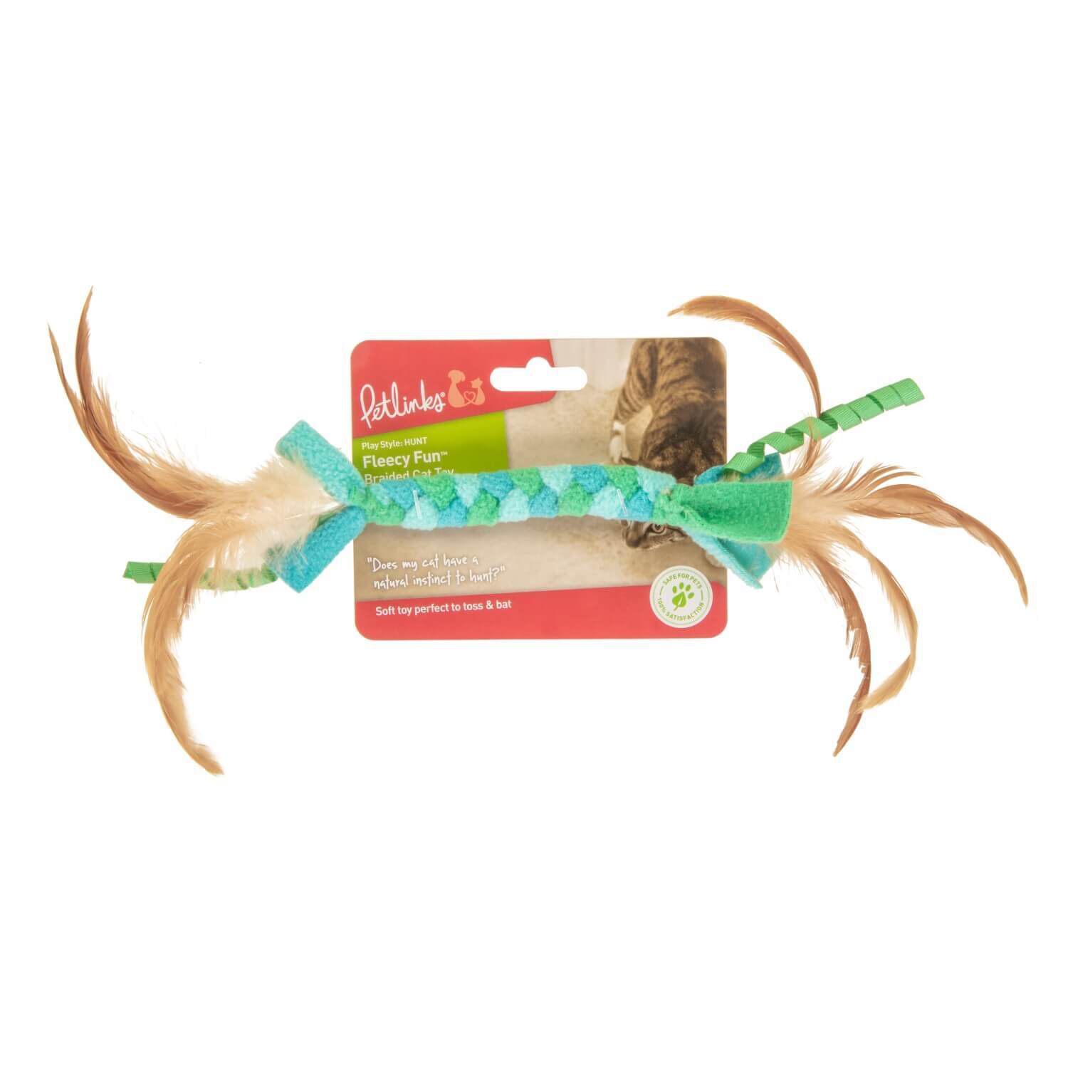 Fleecy Fun Braided Cat Toy | Pet Supermarket