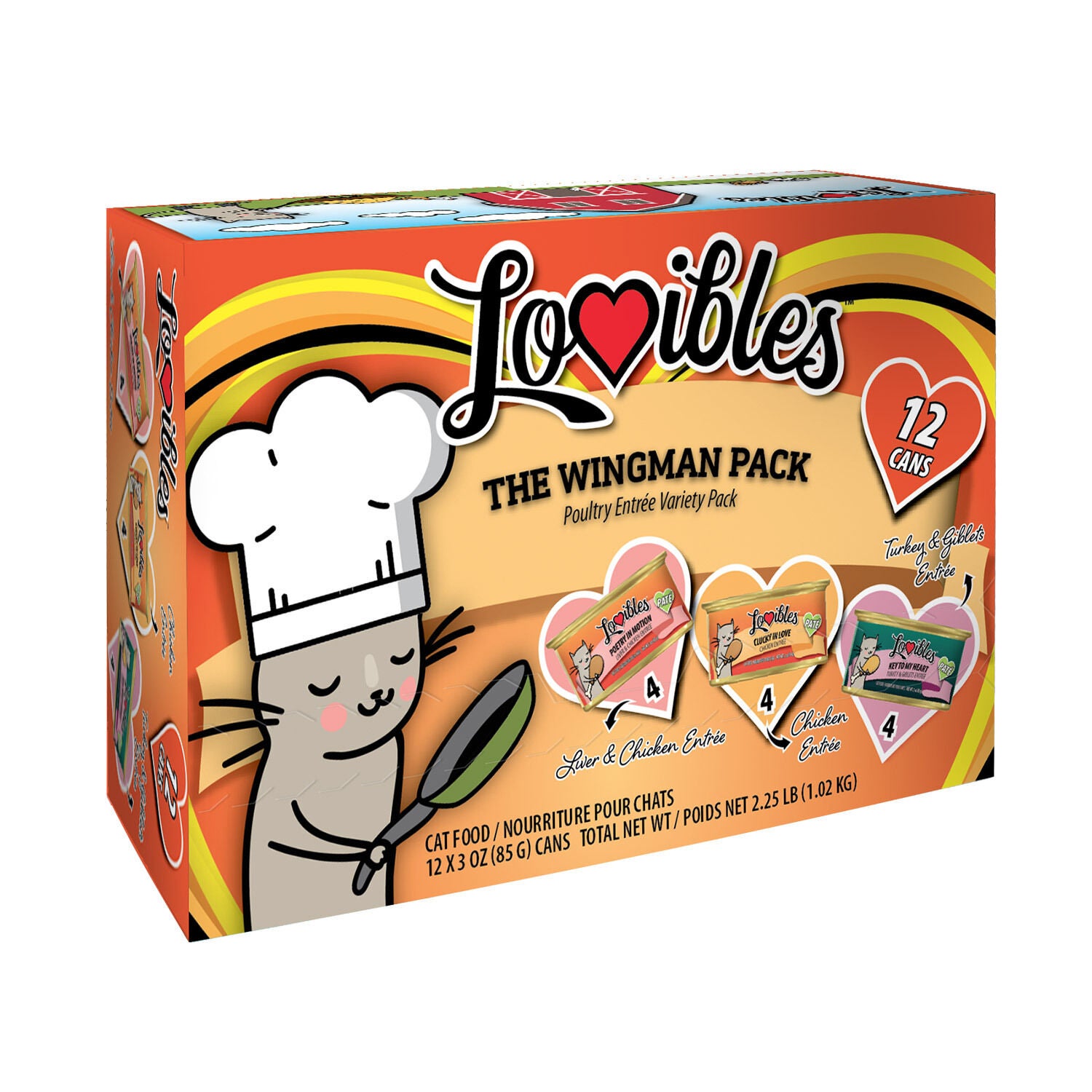 The Wingman Pack Poultry Entree Variety Pack 3oz-12Pack | Pet Supermarket