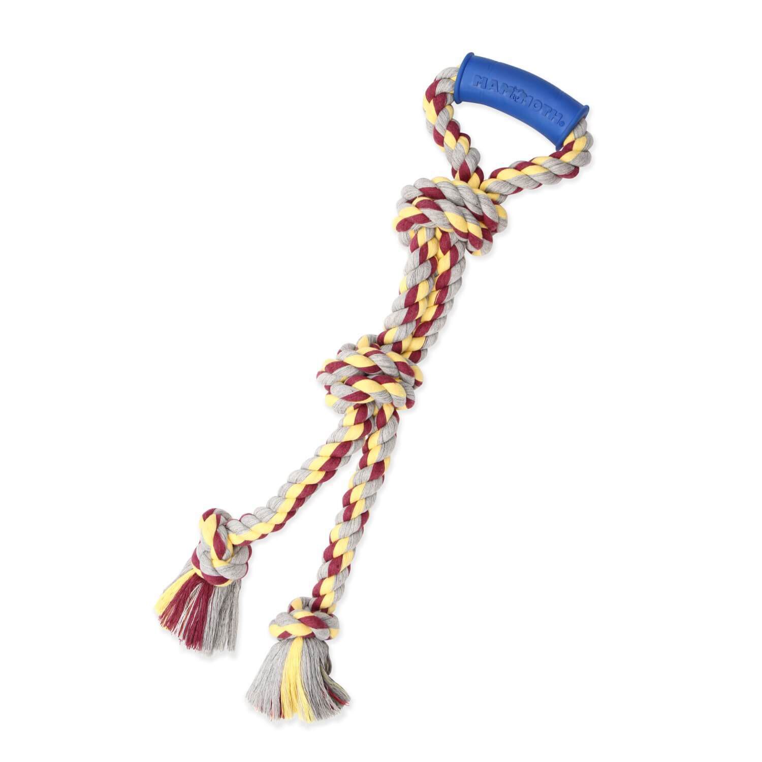 Mammoth Large 24" Color Twin Tug With Rubber Handle 1L | Pet Supermarket
