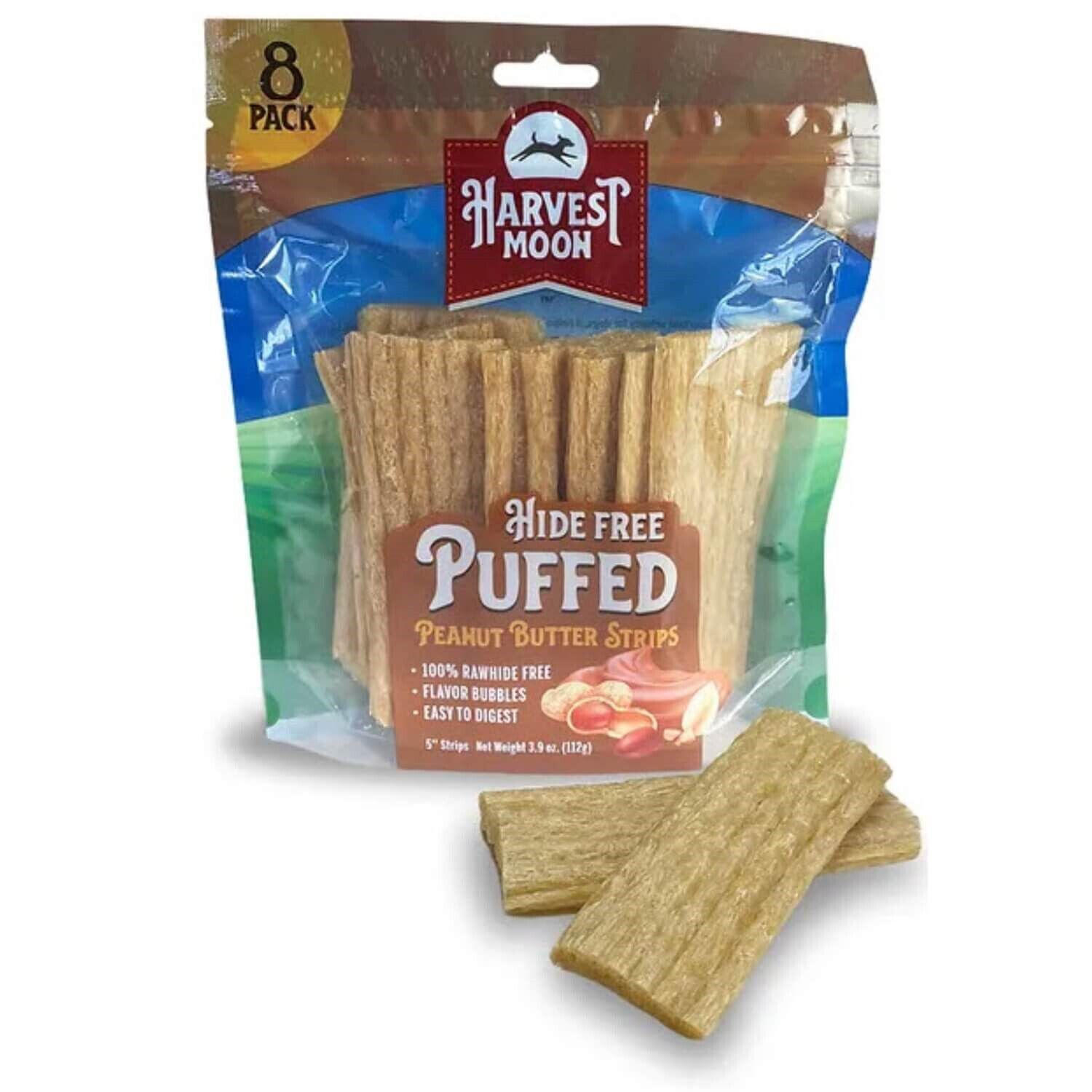 Harvest Moon Hide Free Peanut Butter Dog Hard Chew Treat, 8 Count 8pk ...