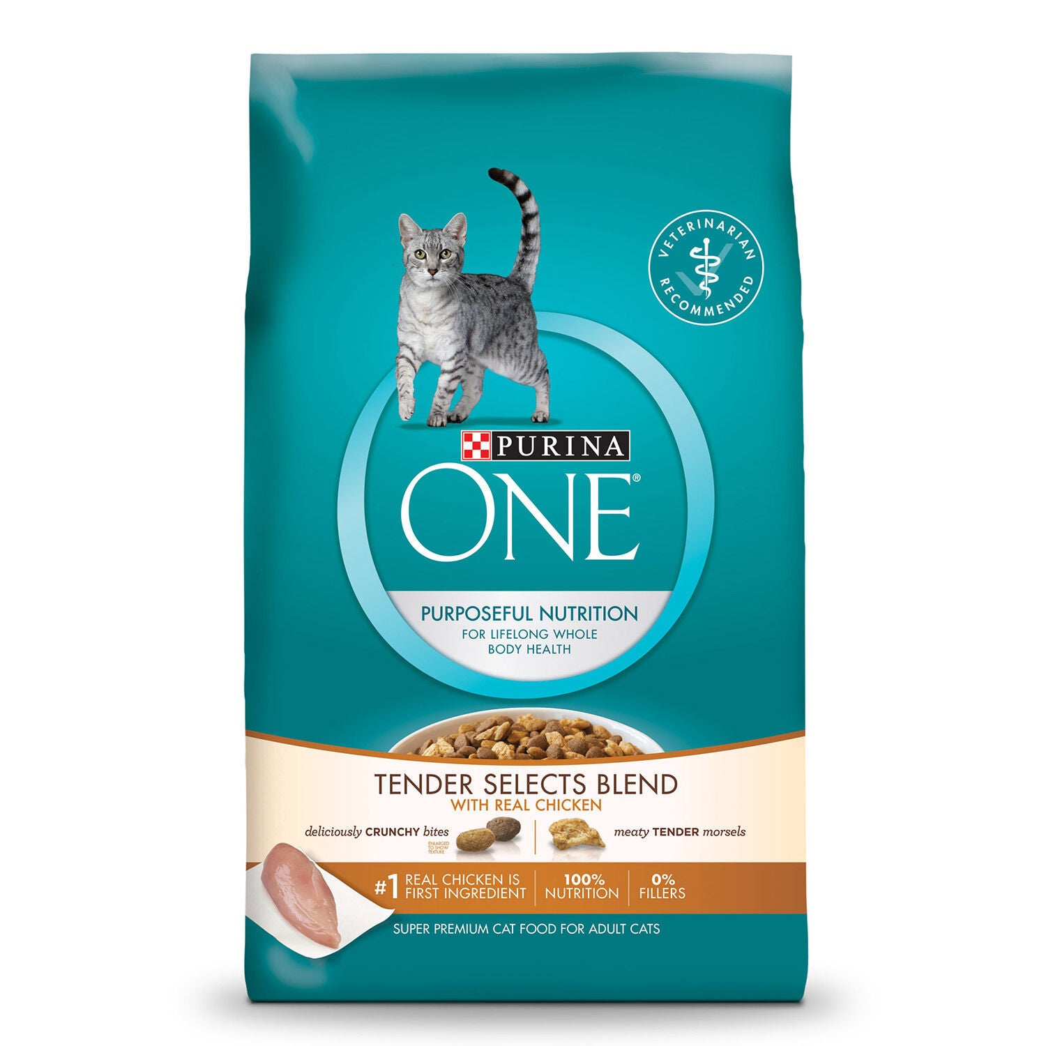Purina One Tender Selects Blend With Real Chicken Cat Food | Pet ...
