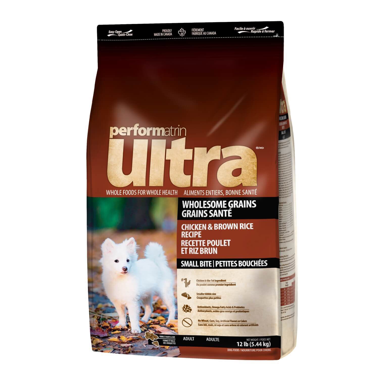 Performatrin Ultra Wholesome Grains Chicken & Brown Rice Recipe Small ...