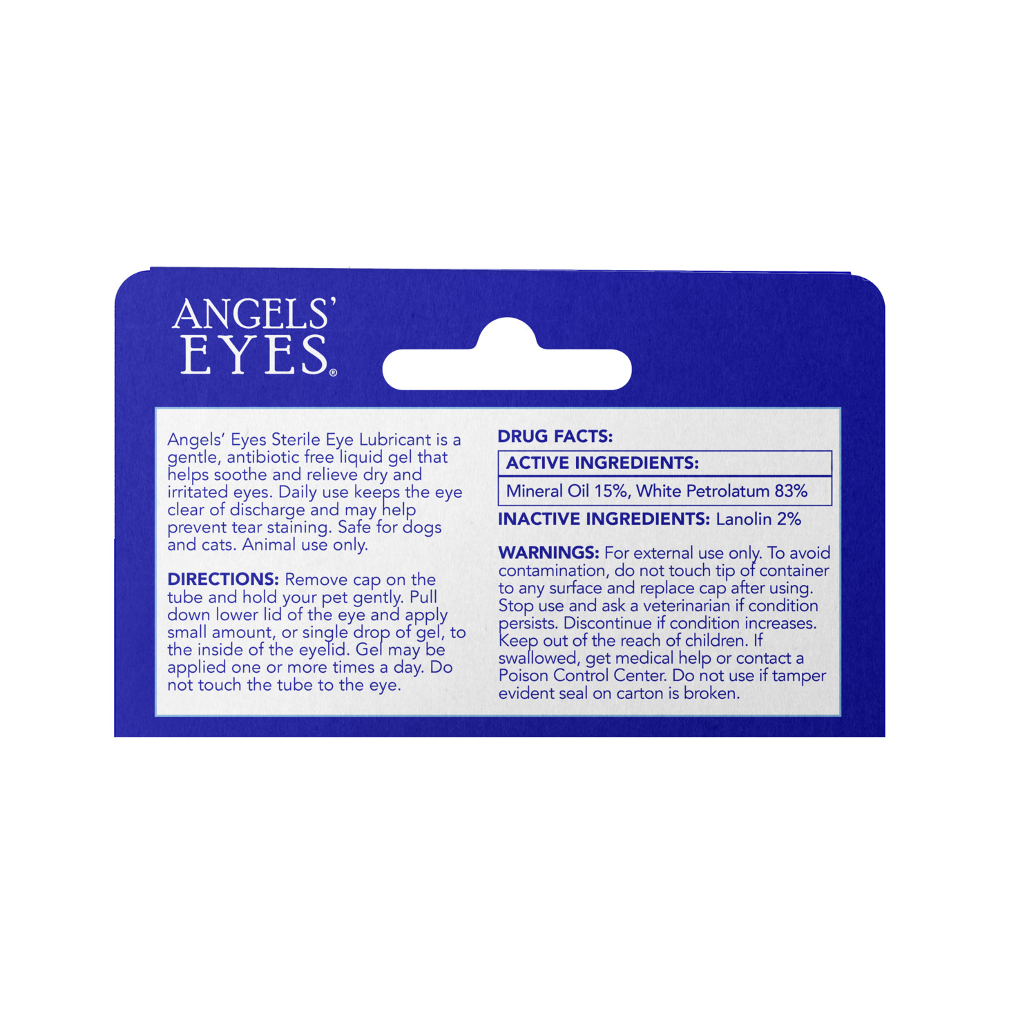 Angels' Eyes Multi-Purpose Sterile Eye Lubricant For Dogs, 3.5G | Pet ...