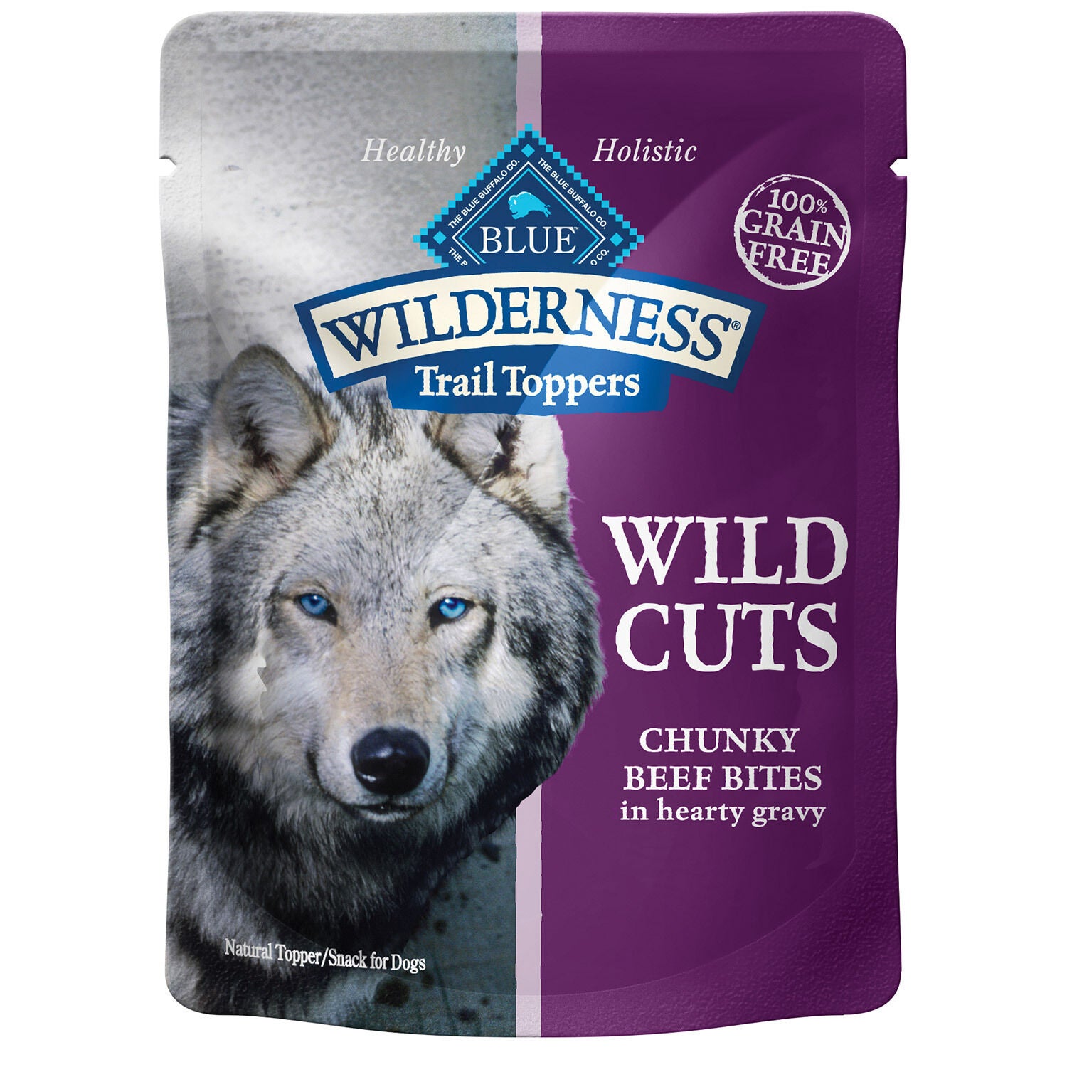 Blue Buffalo Wilderness Wild Cuts Chunky Beef Bites Dog Food | Pet ...