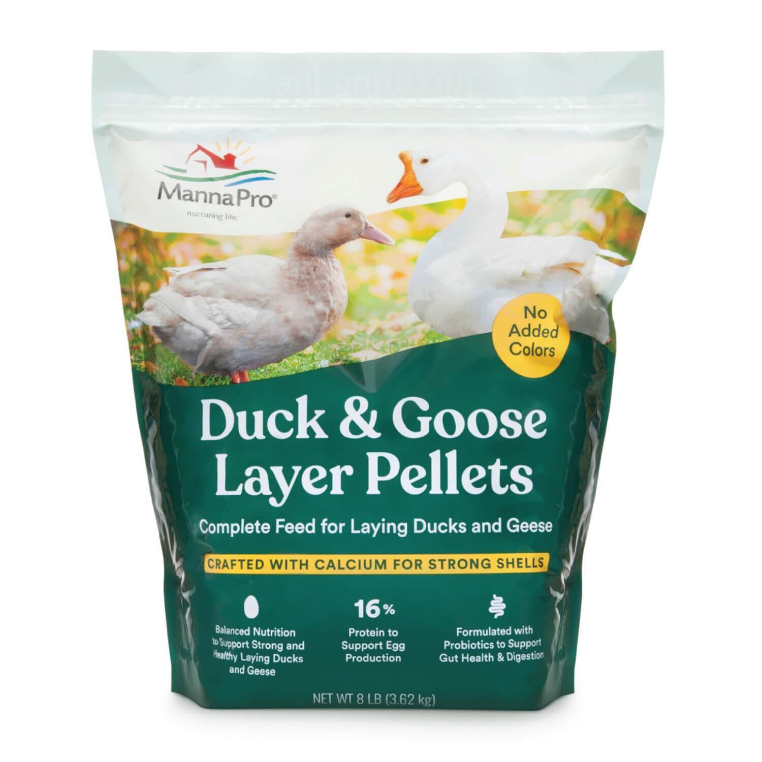 Manna Pro Duck & Goose Layer Pellets For Laying Ducks And Geese 8lb ...