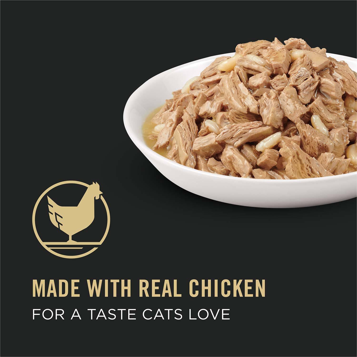 Purina Pro Plan Chicken - Rice Gravy Cat Food - Pet Supermarket 3oz ...