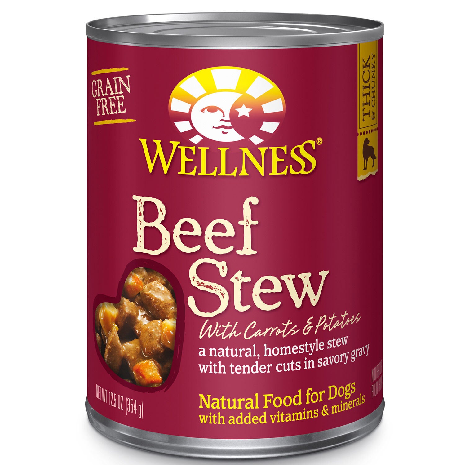 Wellness Homestyle Stew- Beef Stew With Carrots - Potatoes Dog Food ...