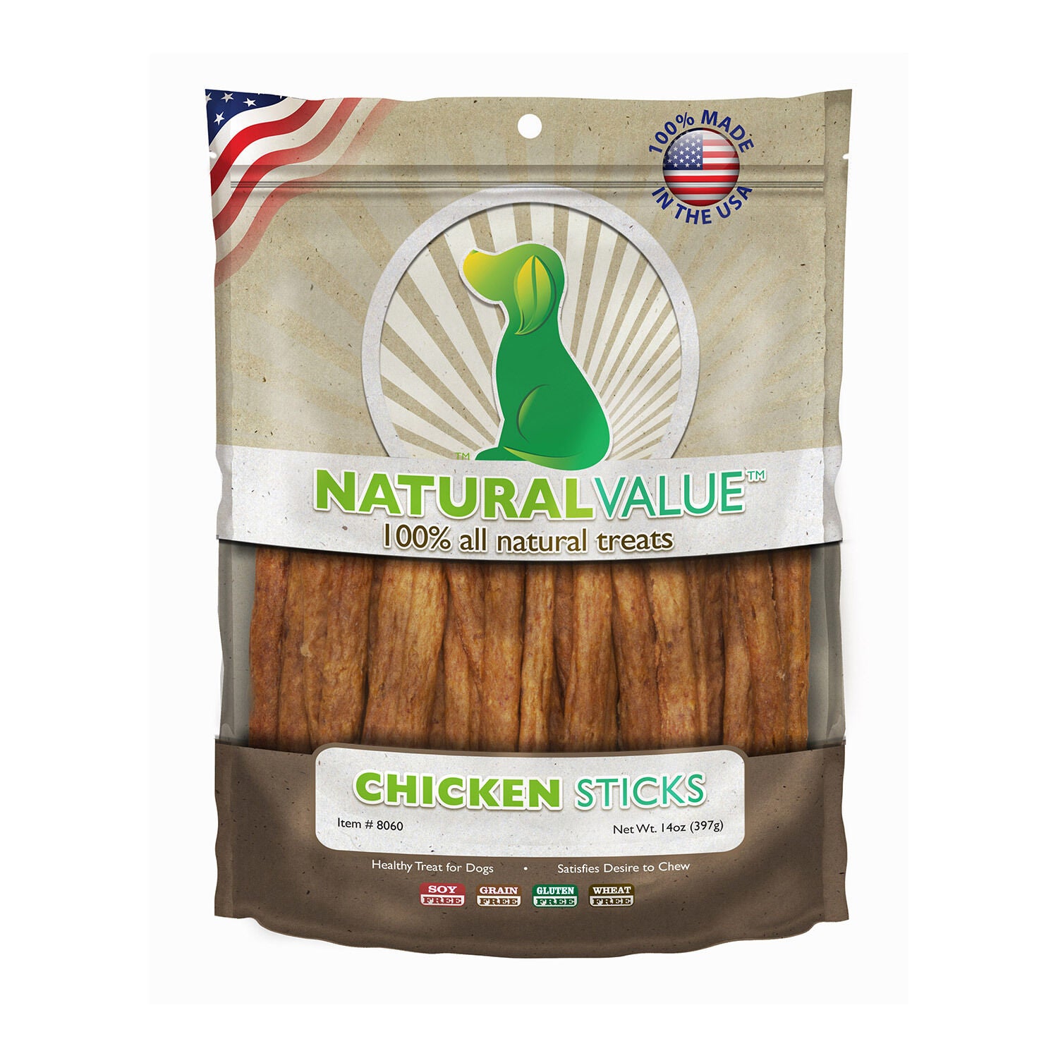 Loving Pets Natural Value Soft Chicken Sticks Dog Treat | Pet Supermarket