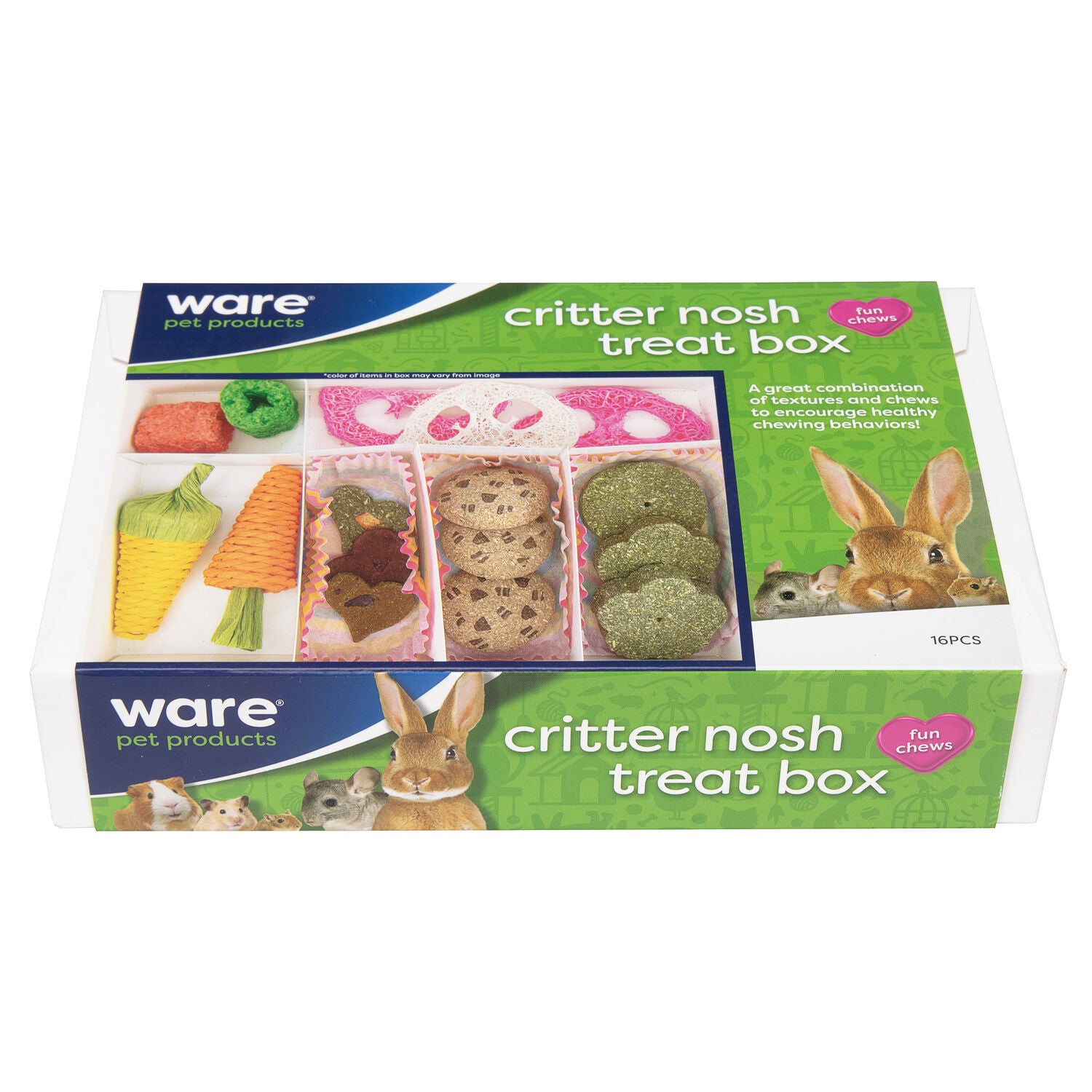 Ware Pet Products Critter Nosh Treat Box Small Animal Toy 1ea | Pet ...