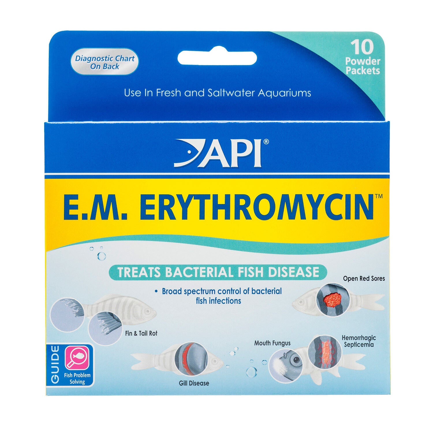 E.M. Erythromycin Fish Medication 1ea | Pet Supermarket