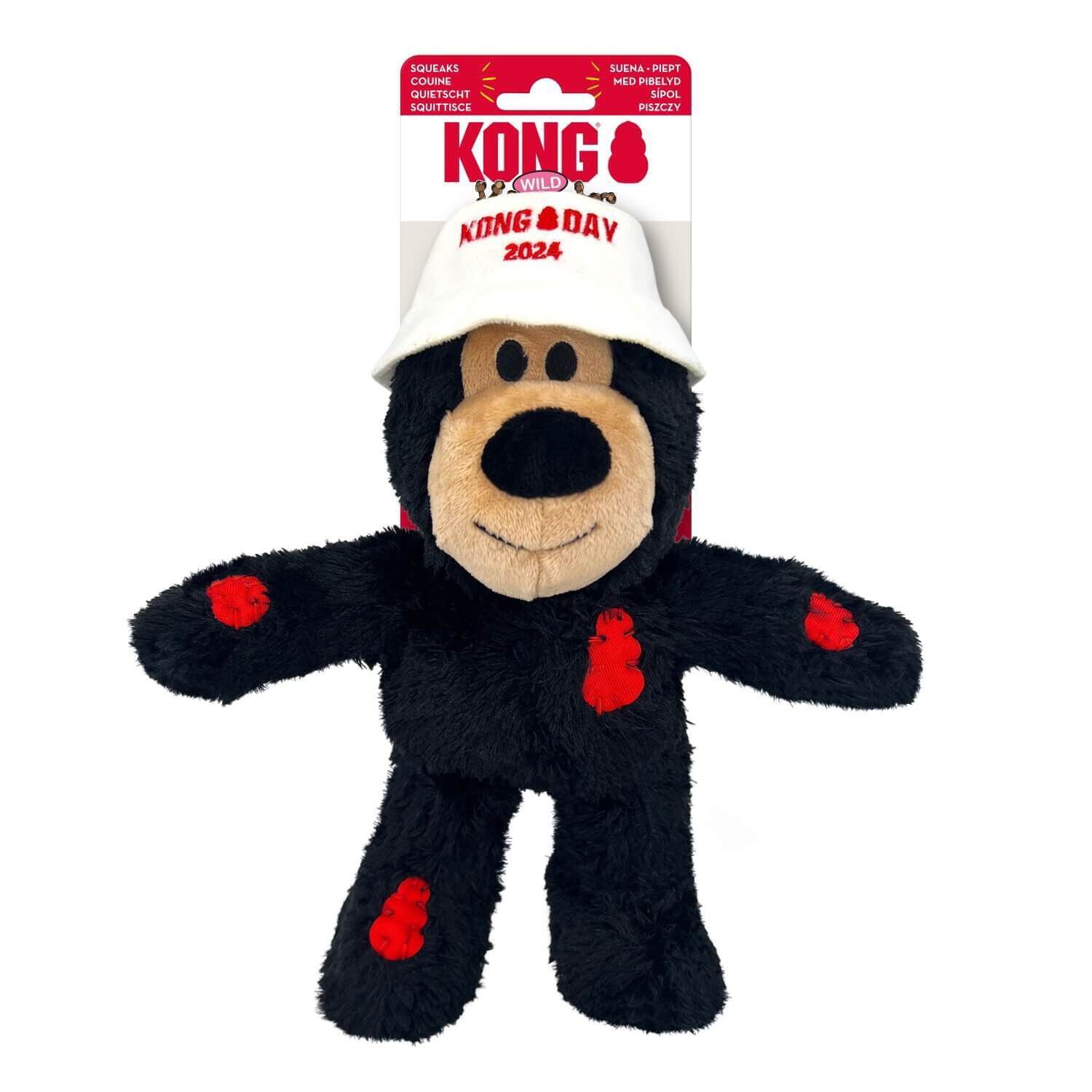 Kong Wild Knots Kong Day Bear Dog Tug Toy - Assorted 1M/L | Pet Supermarket