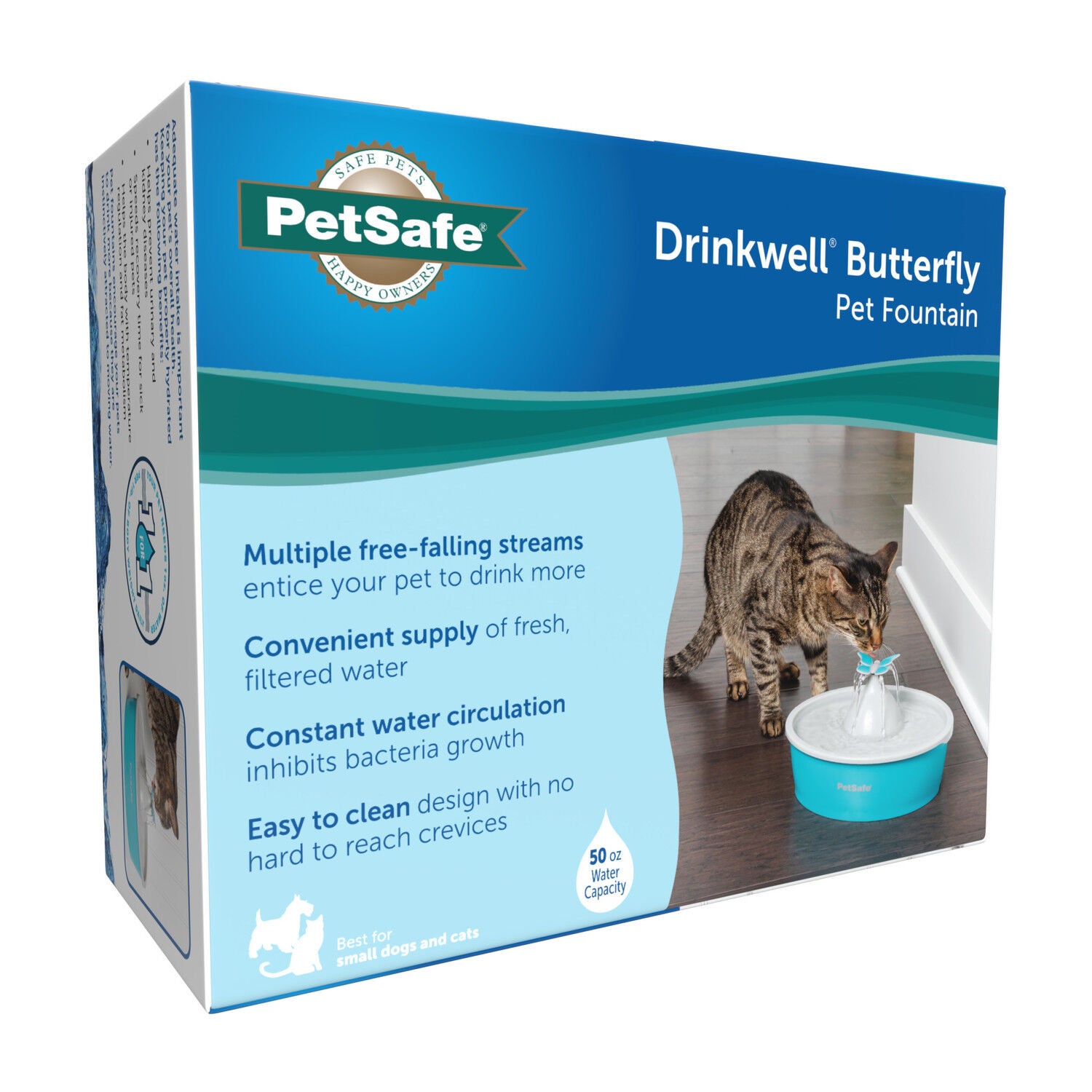 Petsafe Butterfly Fountain For Cats & Dogs, 50 Oz 1ea | Pet Supermarket