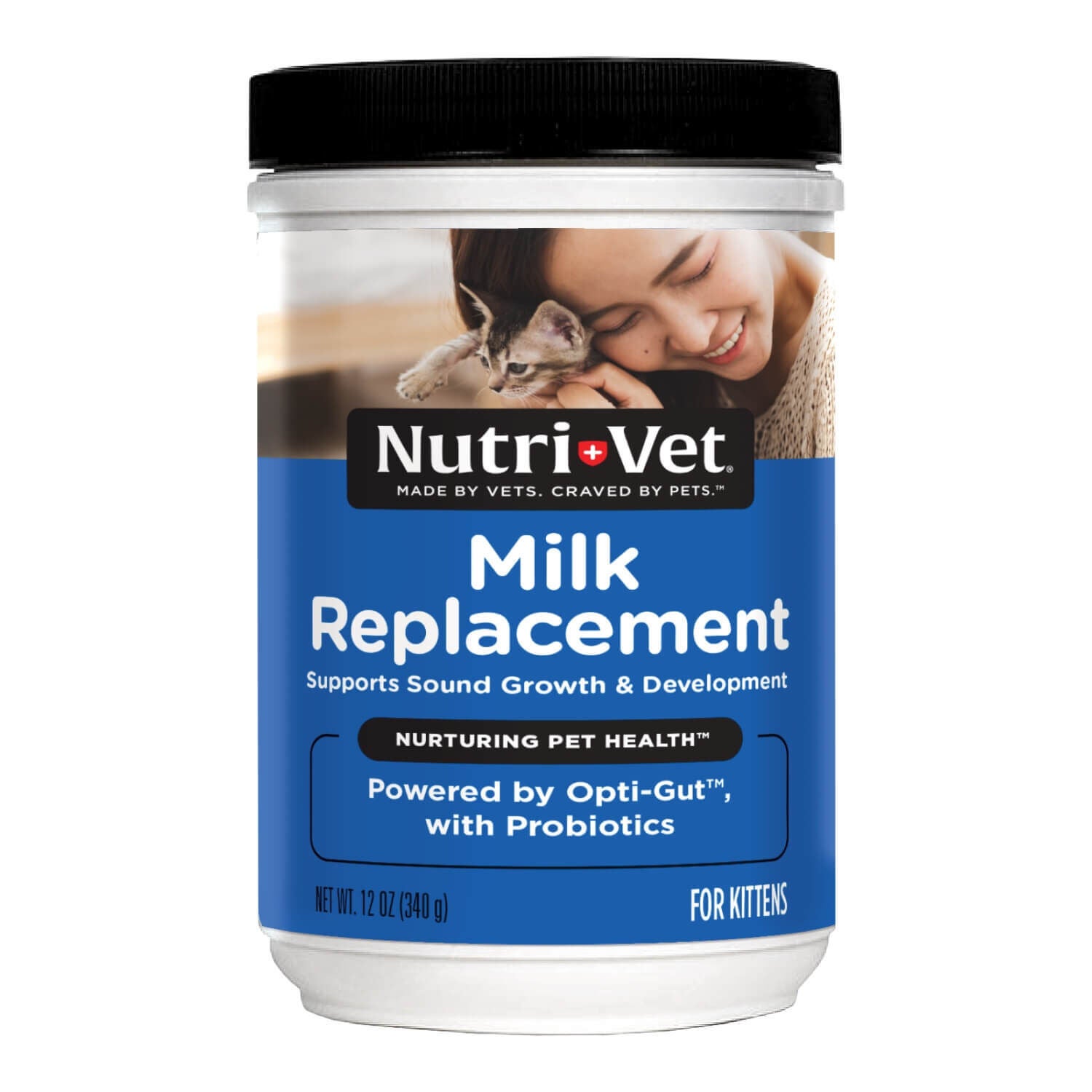 Nutri-Vet Milk Replacement Powder With Probiotics For Kittens 12oz ...