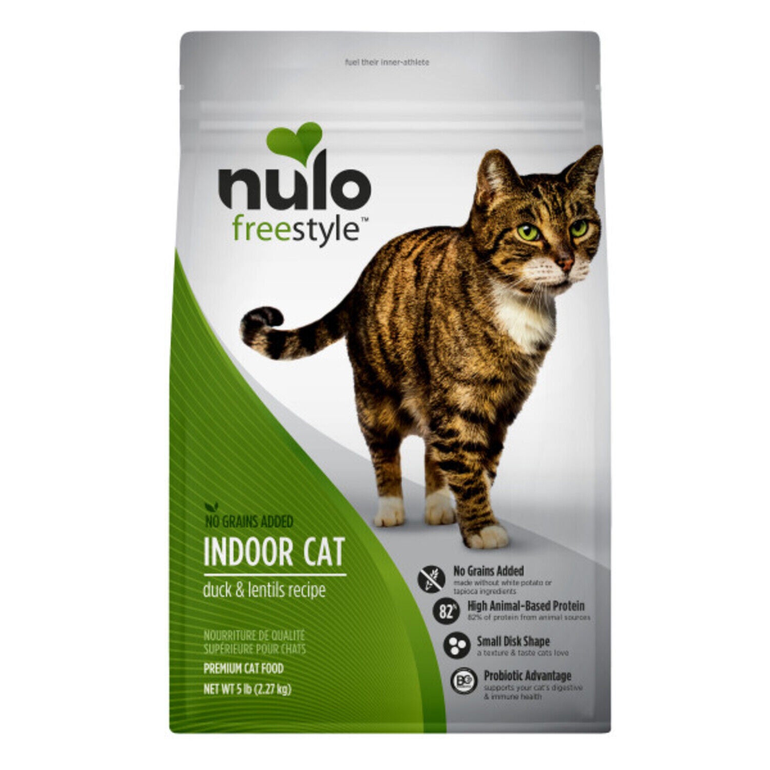 Nulo Freestyle Indoor Cat Grain-Free Duck - Lentils Dry Cat Food 5lb | Pet Supermarket