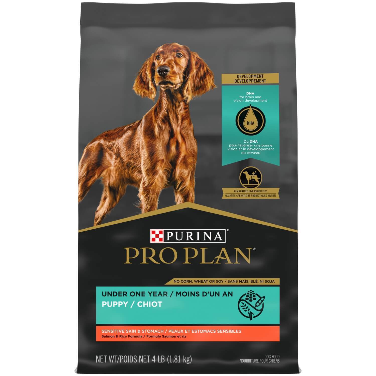 Purina Pro Plan Sensitive Stomach And Stomach Salmon Formula Large ...