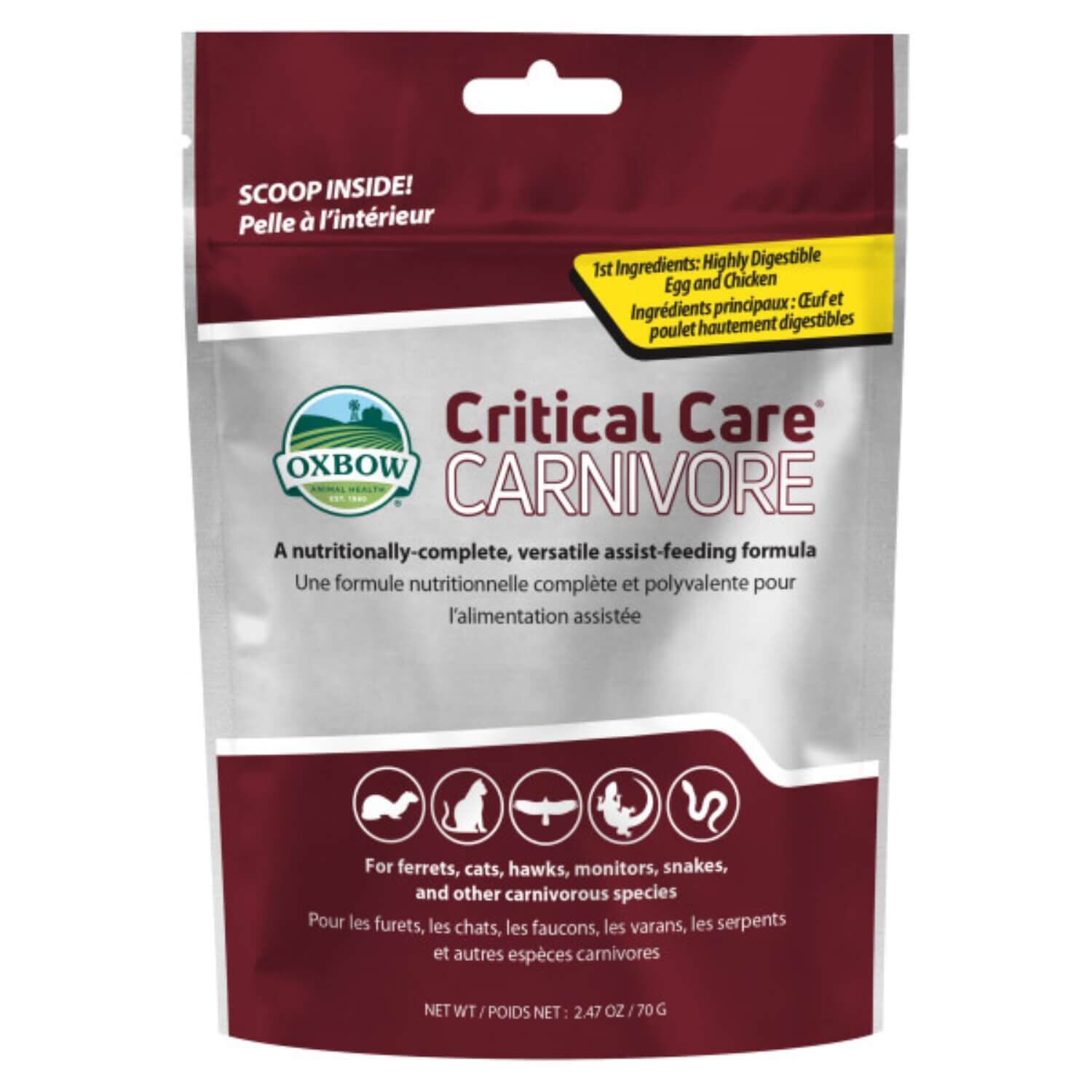 Oxbow Critical Care Carnivore Nutritional Supplement For Carnivores ...