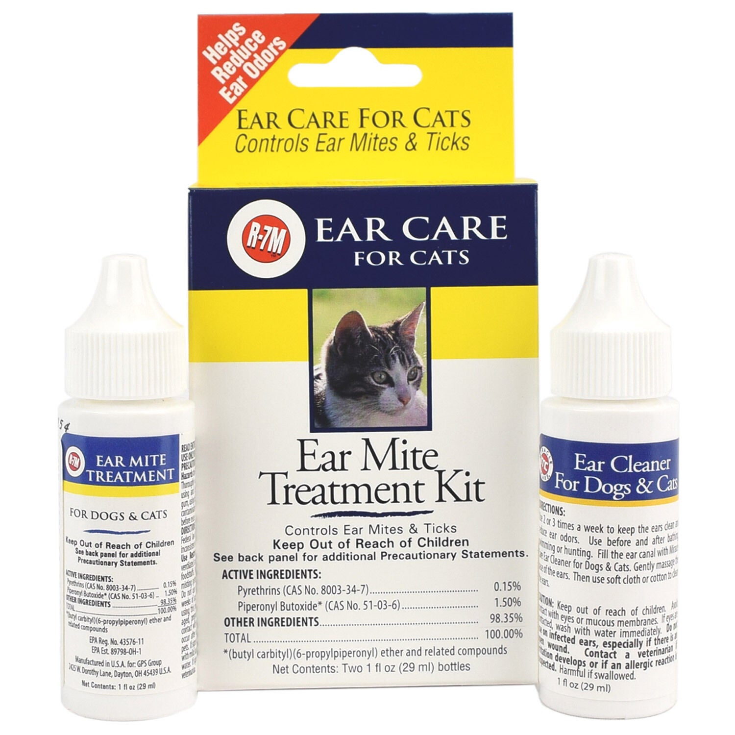 Miracle Care R-7M Ear Mite Treatment Kit | Pet Supermarket