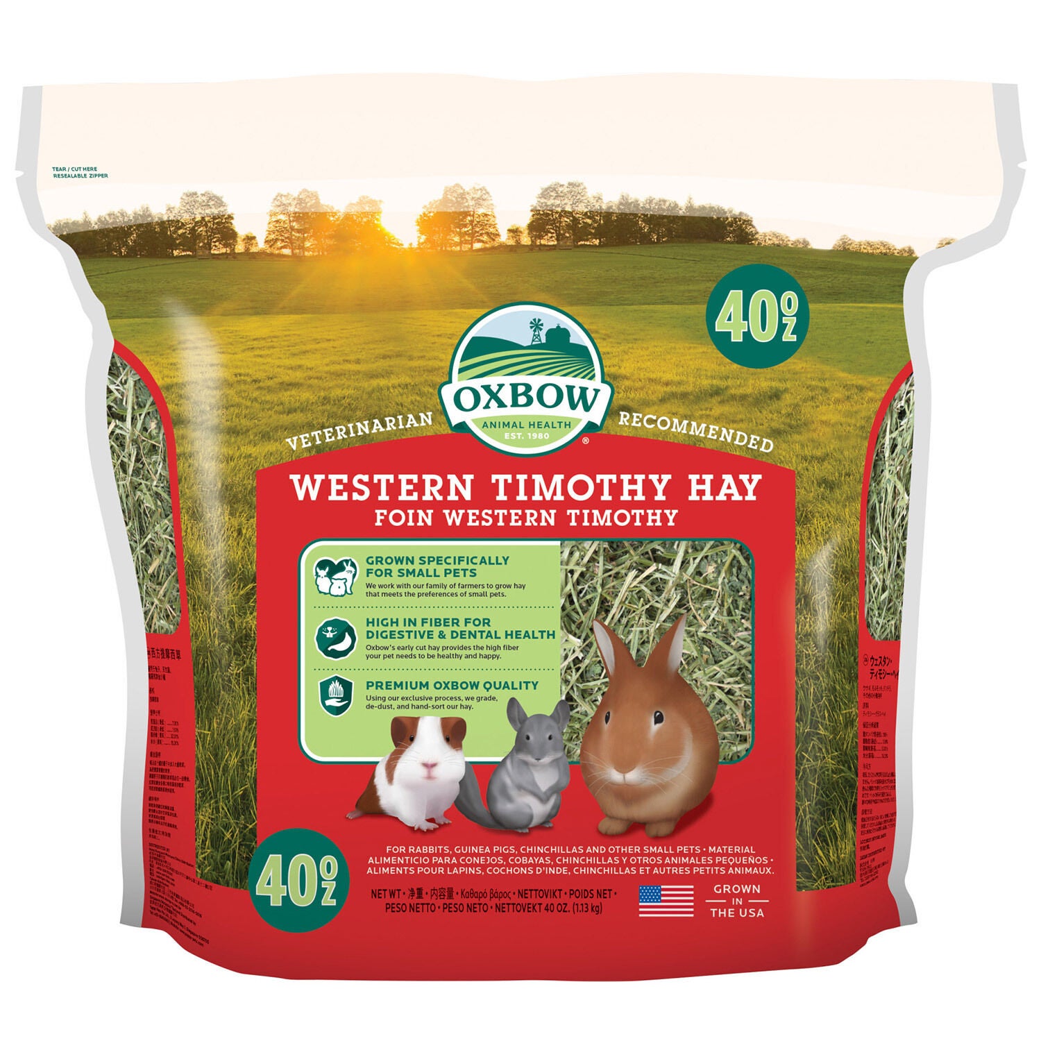 Oxbow Timothy Hay, 90 Oz - Pet Supermarket | Pet Supermarket