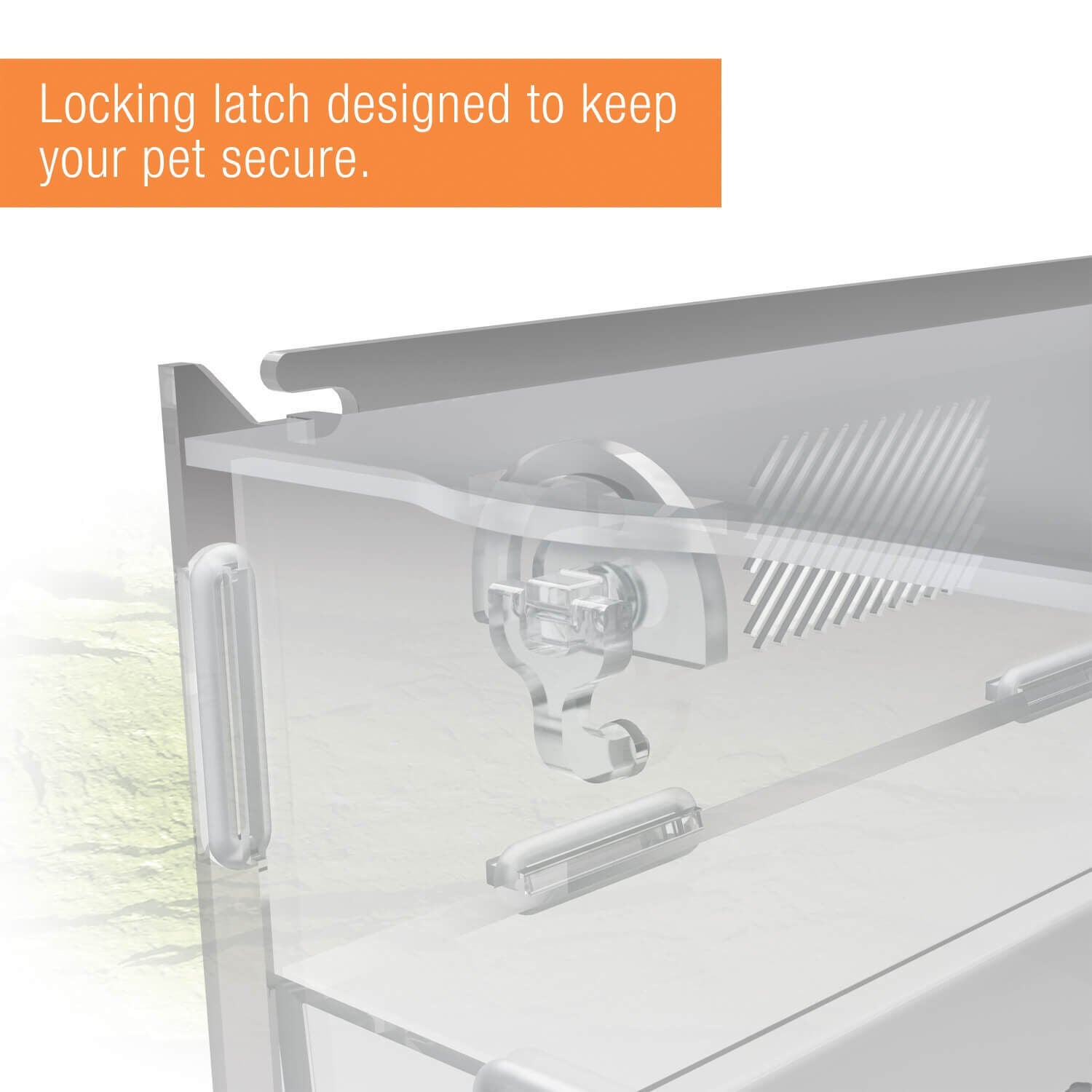 Zilla Micro Habitat Terrarium With Locking Latch, Terrestrial, Large 1L ...