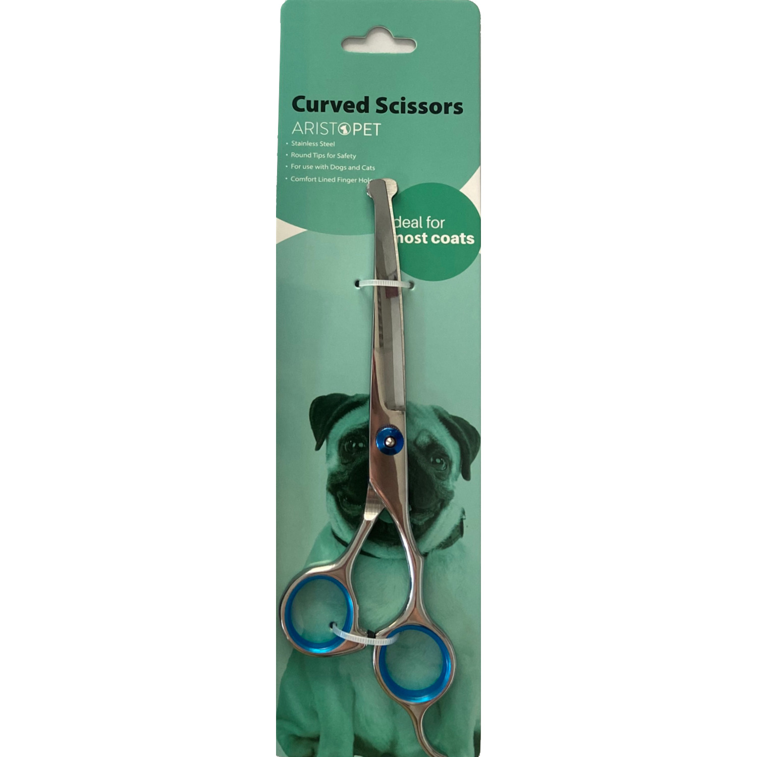 Aristopet Curved Scissors Dog Grooming Tool | Pet Supermarket