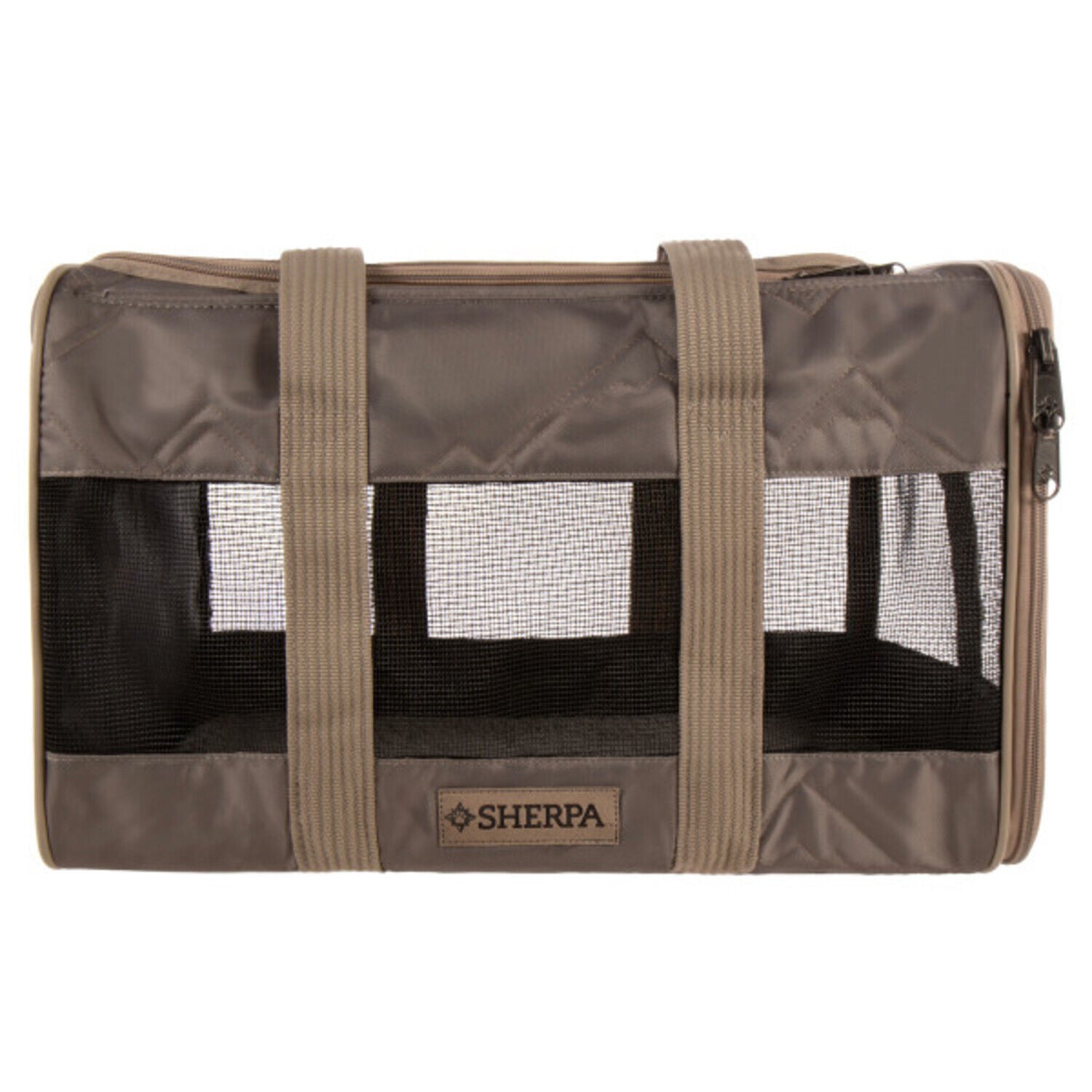 Sherpa Deluxe Airline Approved Soft Sided Dog & Cat Carrier, Driftwood ...