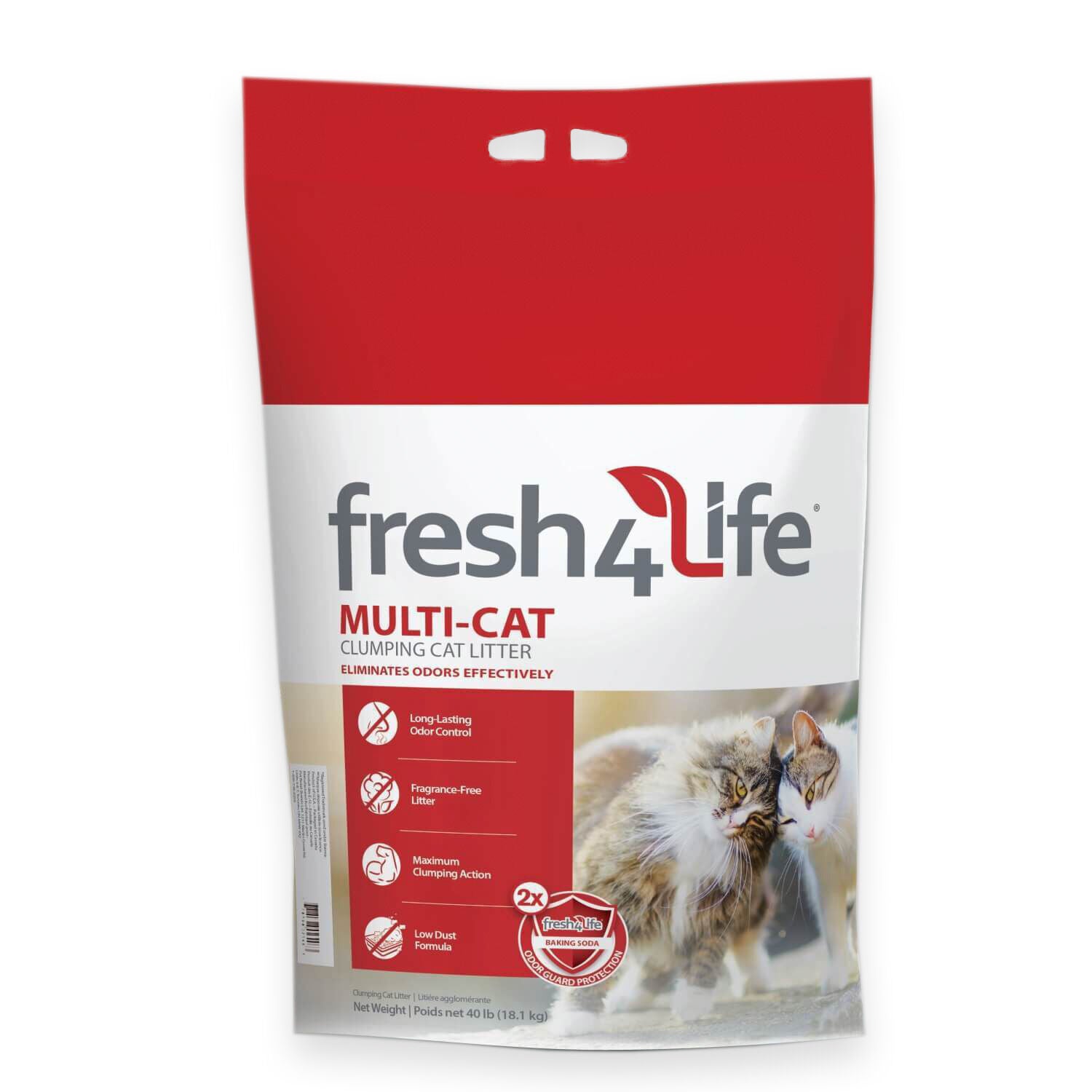 Fresh 4 Life Multi Cat Clumping Litter 40lb | Pet Supermarket