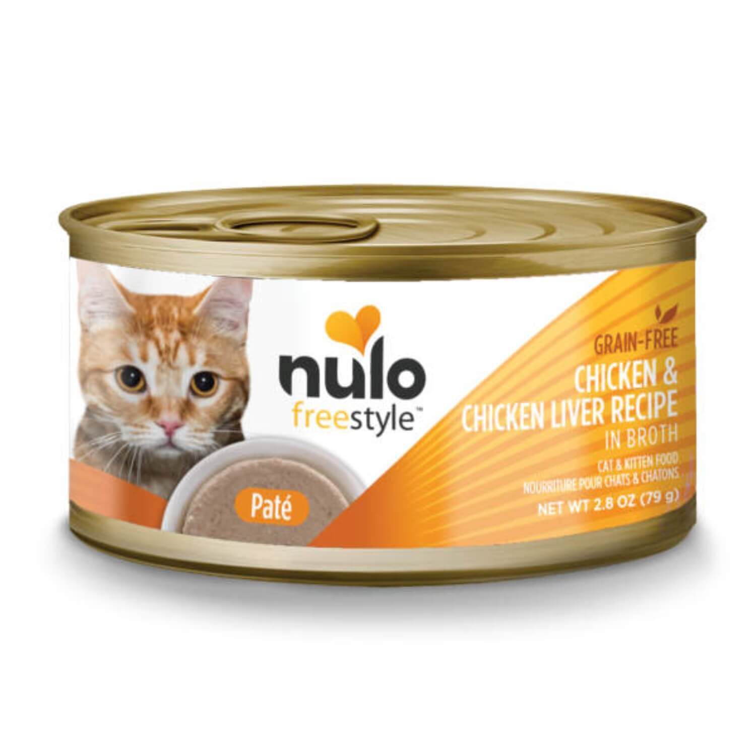 Nulo Free Style Cat & Kitten Chicken & Chicken Liver Pate Wet Cat Food ...