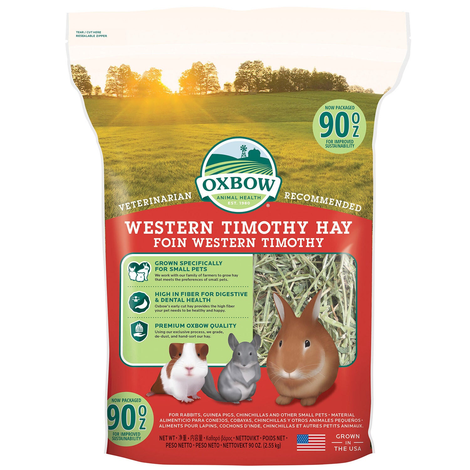 Oxbow Timothy Hay, 90 Oz - Pet Supermarket | Pet Supermarket