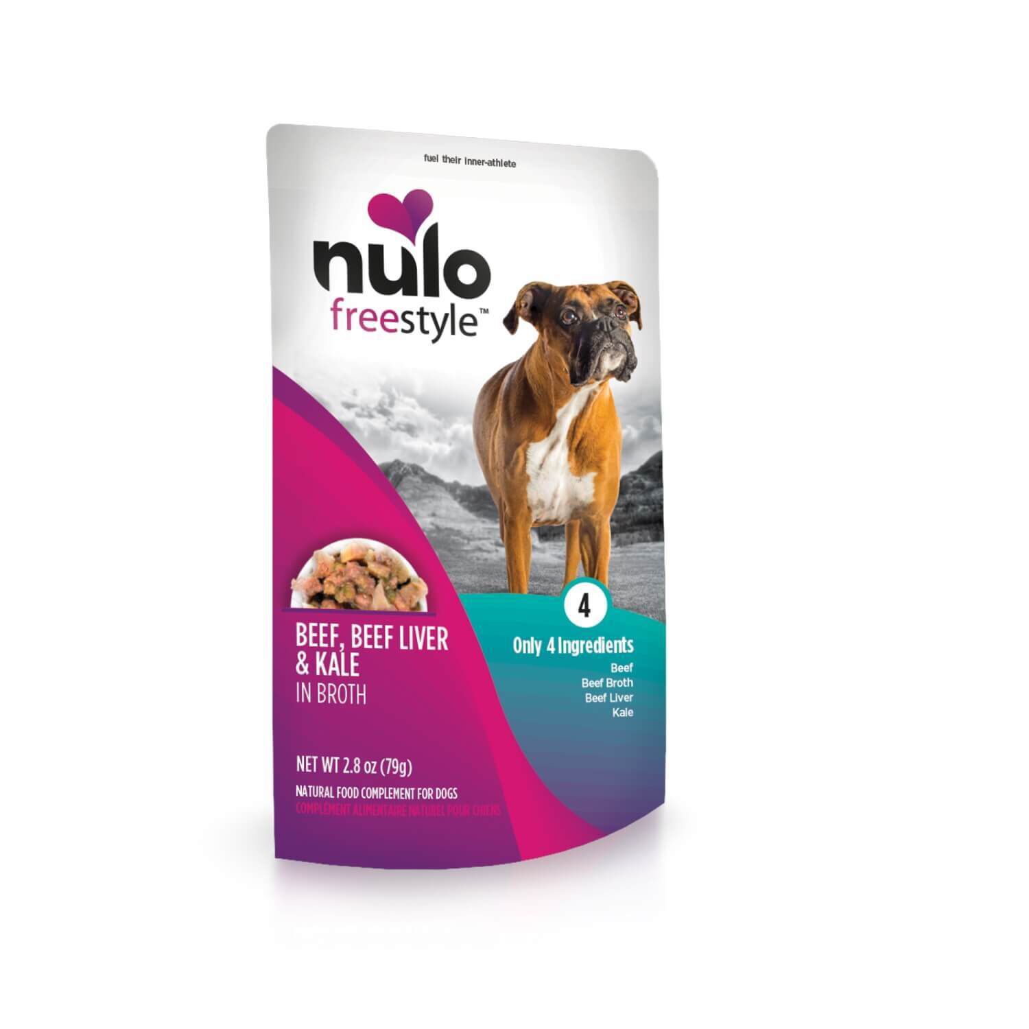 Nulo Freestyle Beef, Beef Liver, & Kale In Broth Wet Dog Food Topper 2 ...
