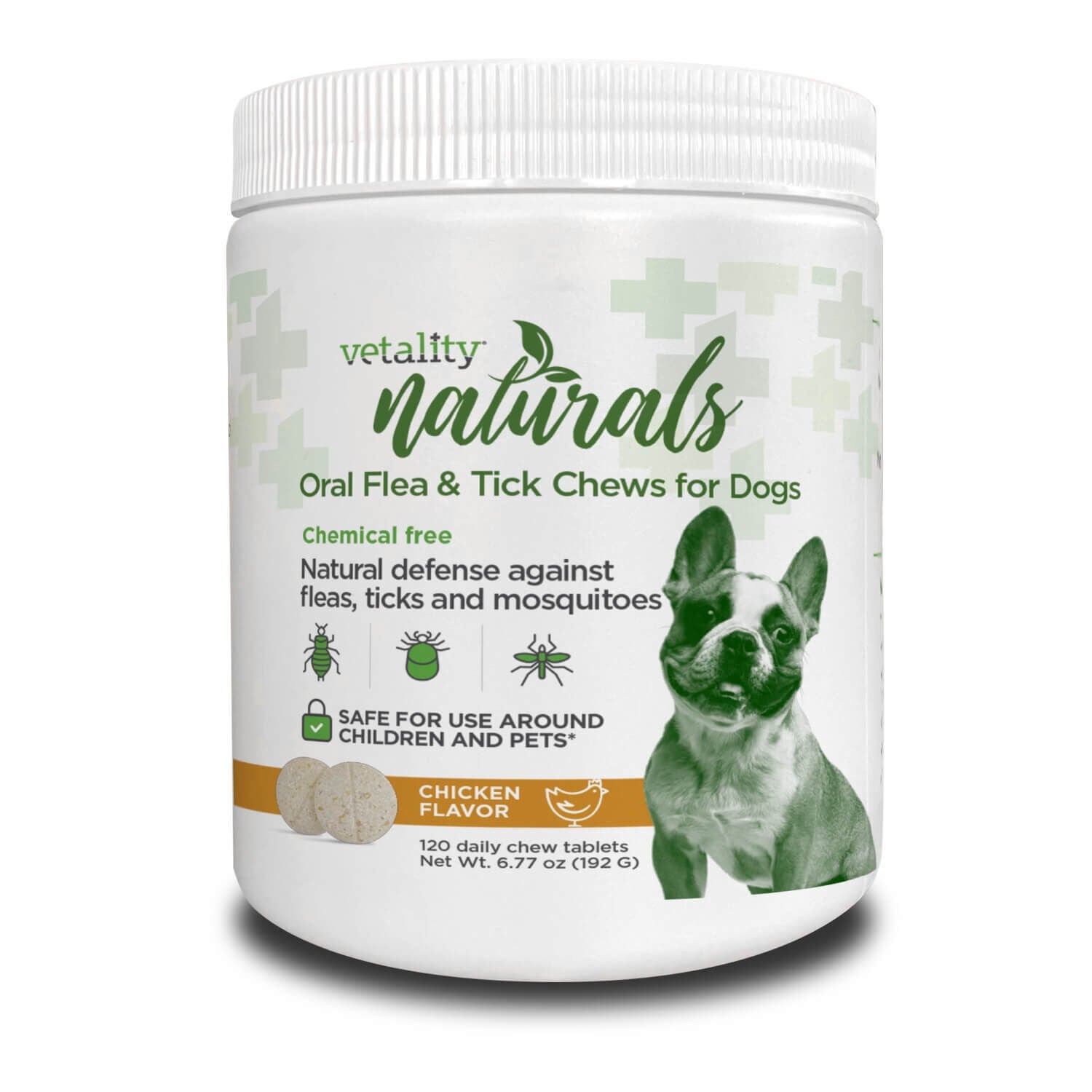 Vetality Naturals Oral Flea - Tick Chews For Dogs 120 Ct - Vetality ...