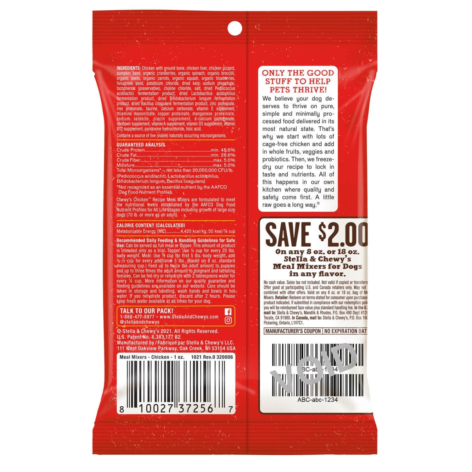 Chewy’S Chicken Meal Mixers 1oz | Pet Supermarket