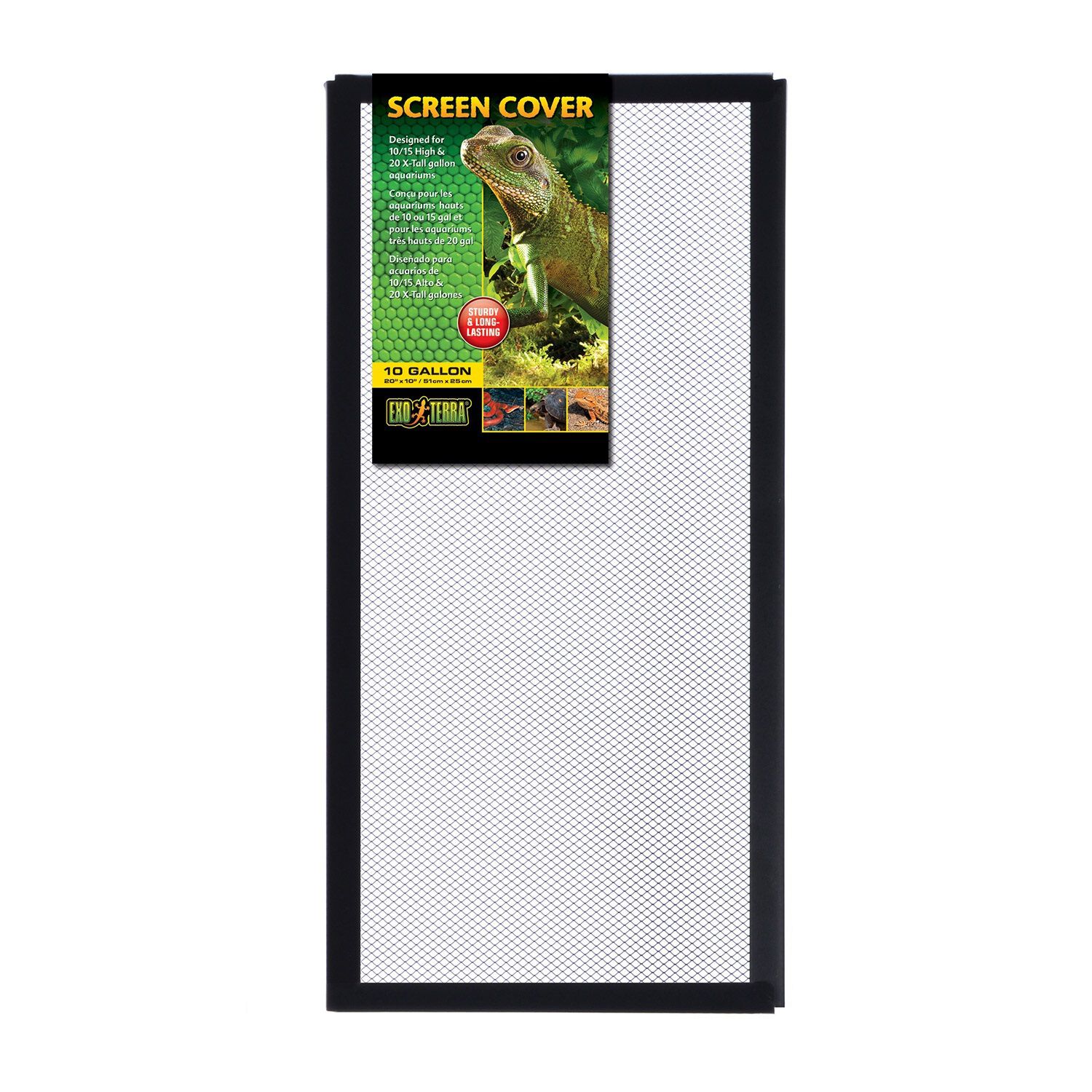 Exo Terra Screen Cover For Reptile Enclosures, 10 Gallon | Pet Supermarket