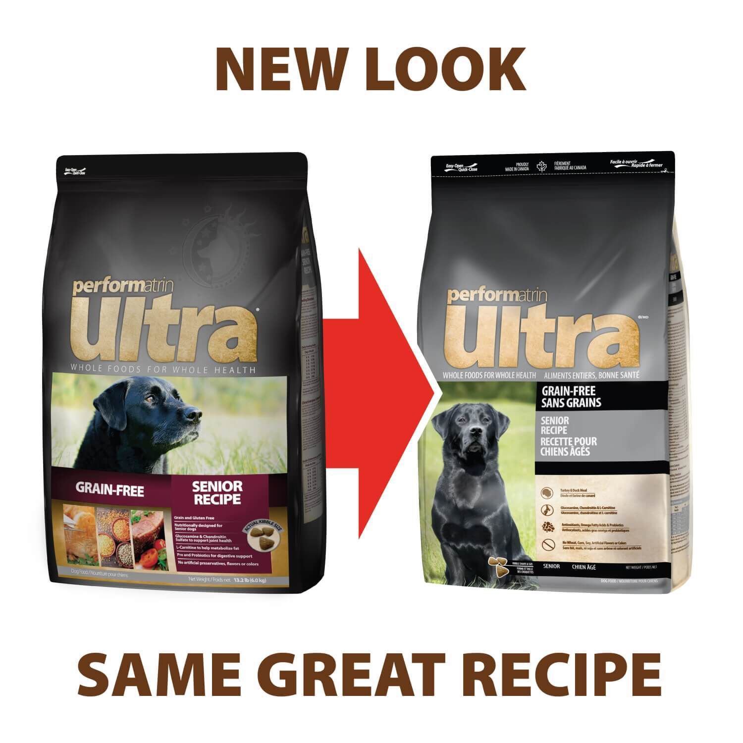 Performatrin Ultra Grain Free Senior Formula Dry Dog Food 24lb | Pet ...