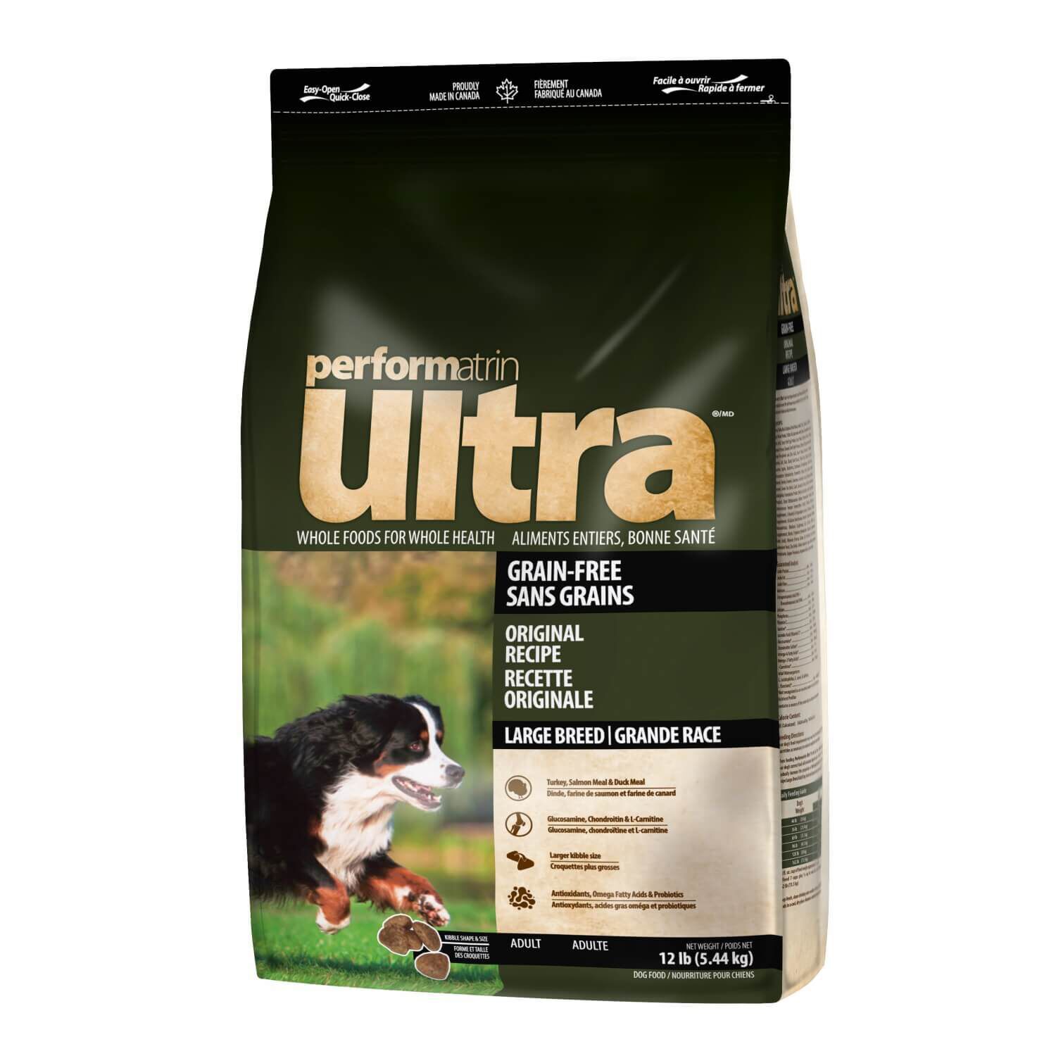 Performatrin Ultra Grain-Free Original Large Breed Adult Dry Dog Food ...
