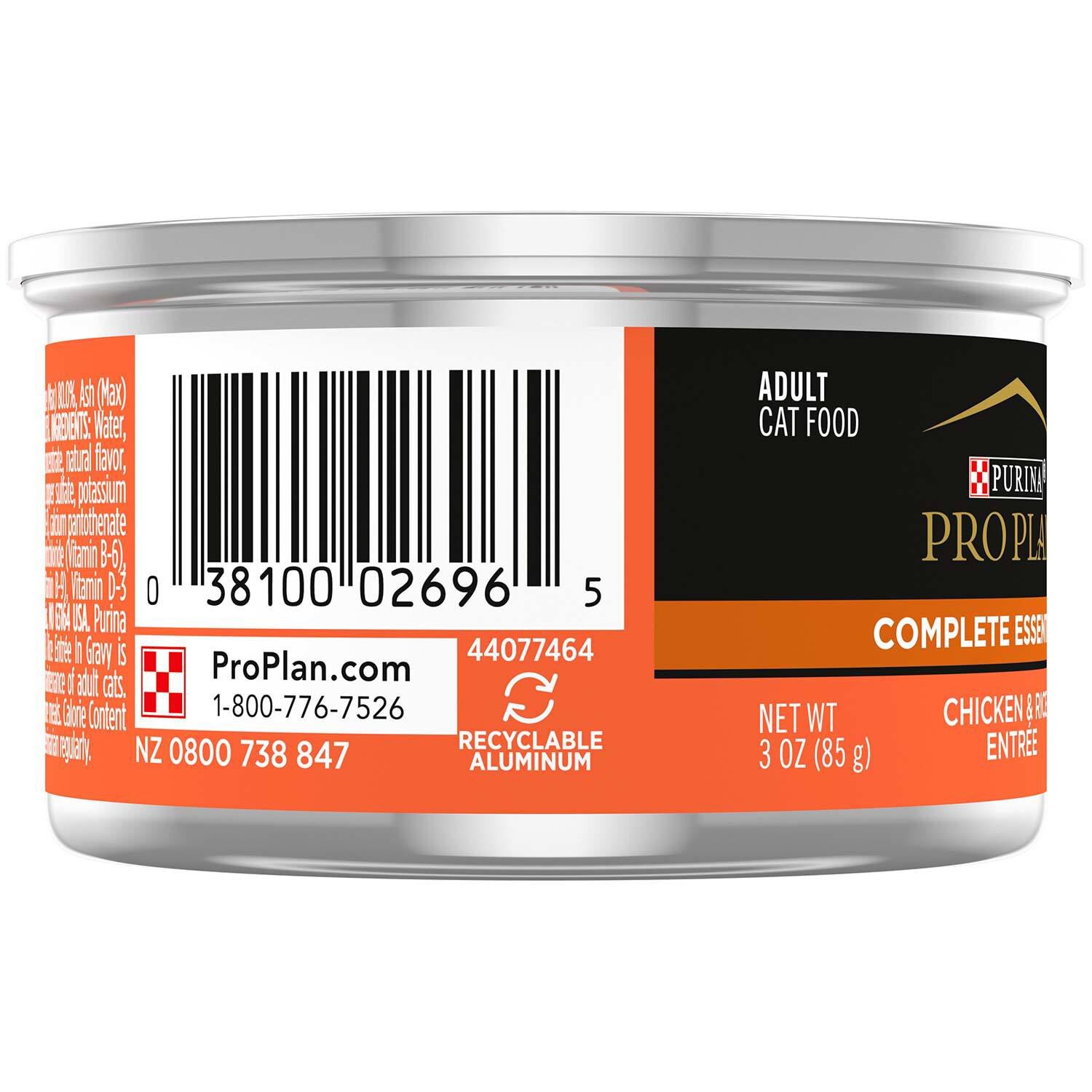 Purina Pro Plan Chicken - Rice Gravy Cat Food - Pet Supermarket 3oz ...