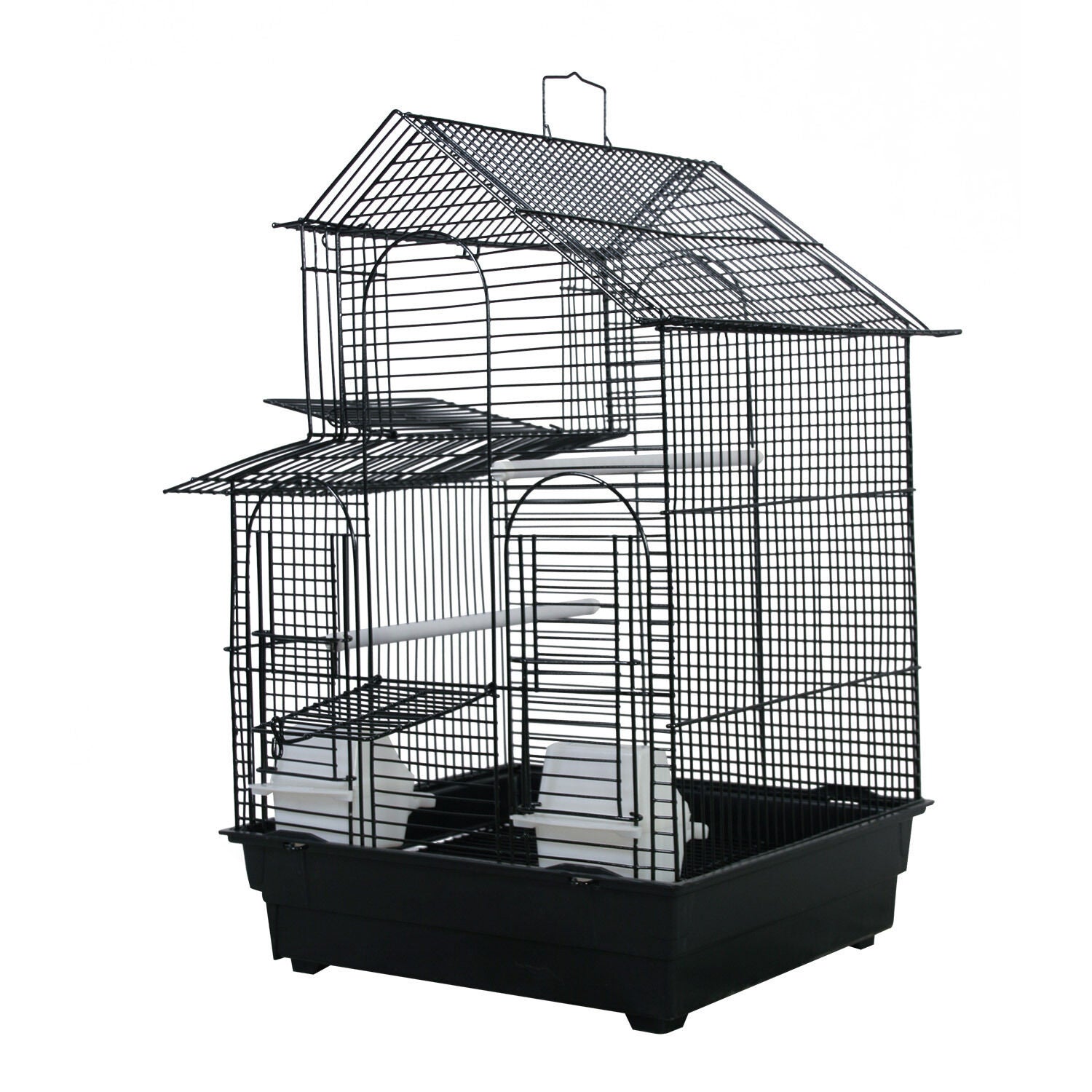 A&E Cage House Top Cage Black For Birds | Pet Supermarket