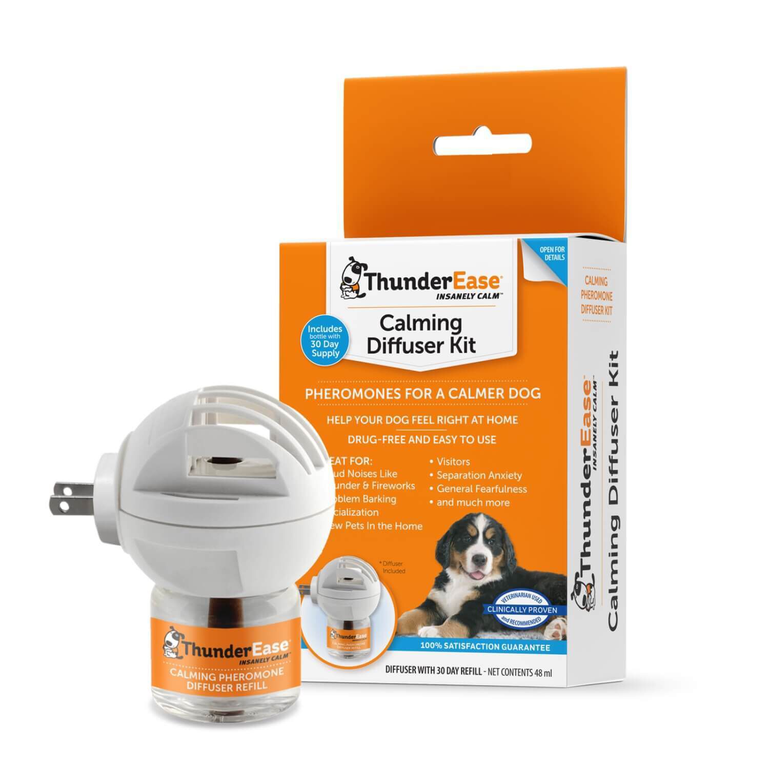 Thunder Ease For Dogs Calming Diffuser With 30 Day Refill