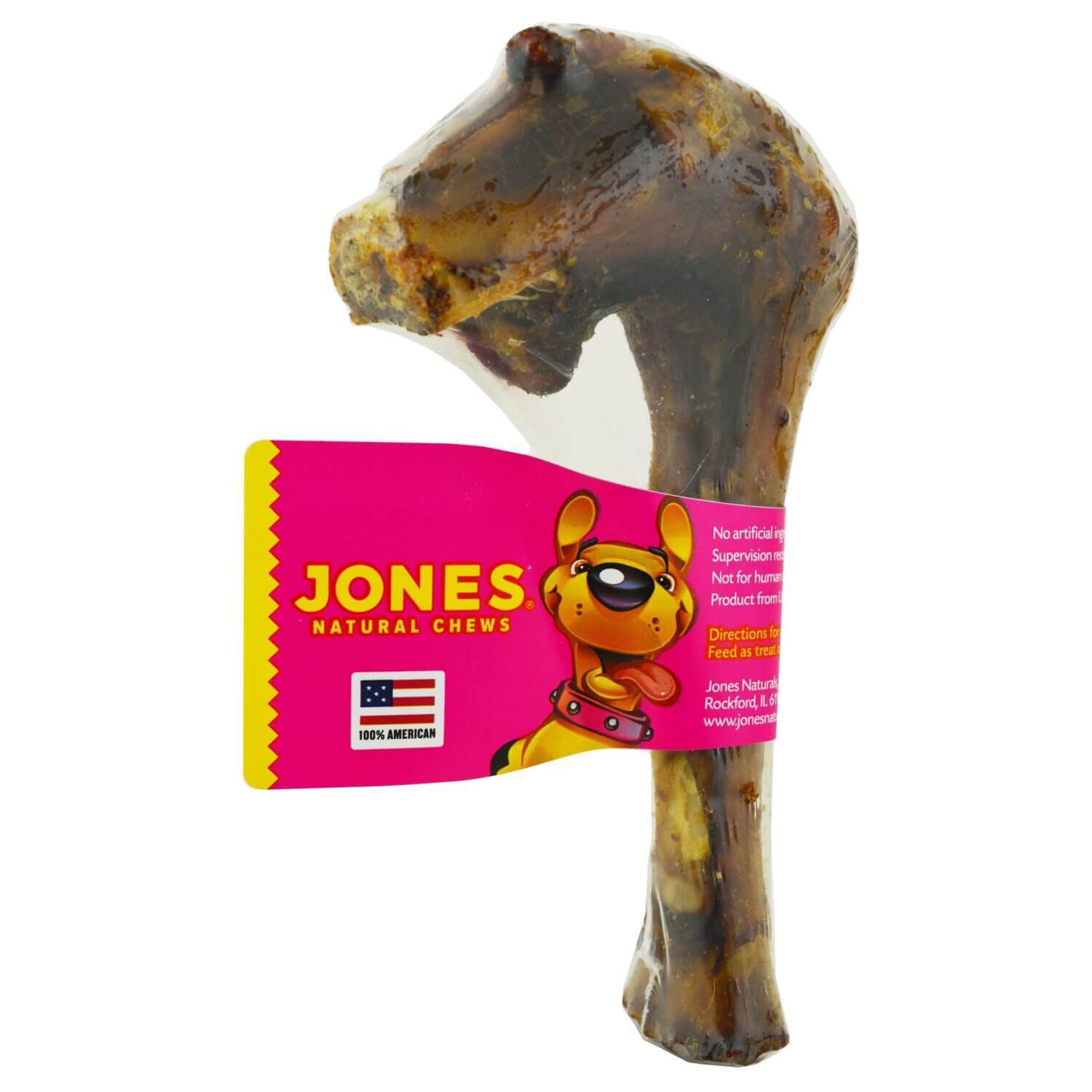 Jones Natural Chews Lamb Shank Bone Dog Treat 1ea | Pet Supermarket
