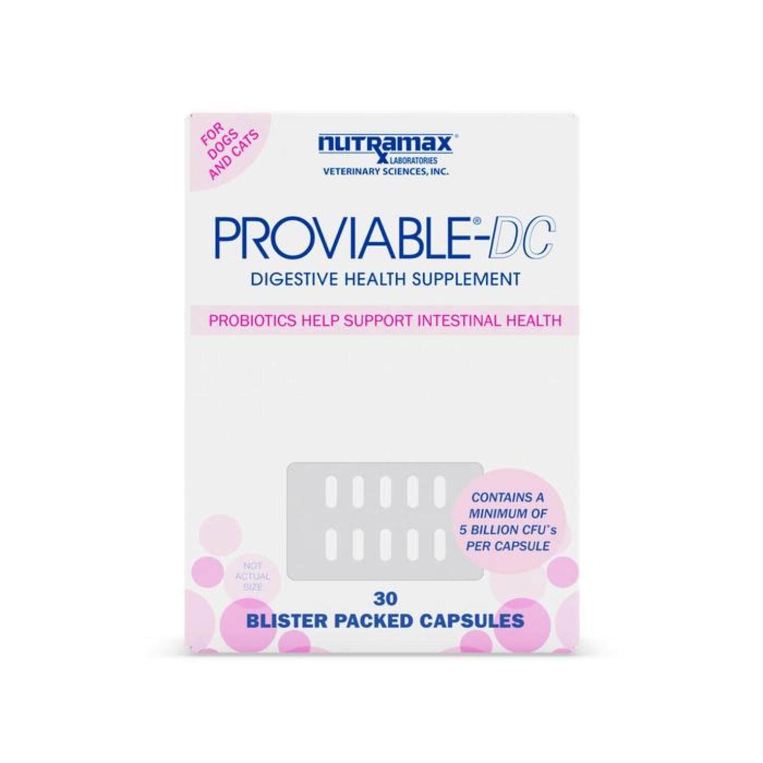 Nutramax Proviable Digestive Health Supplement Multi Strain Probiotics ...