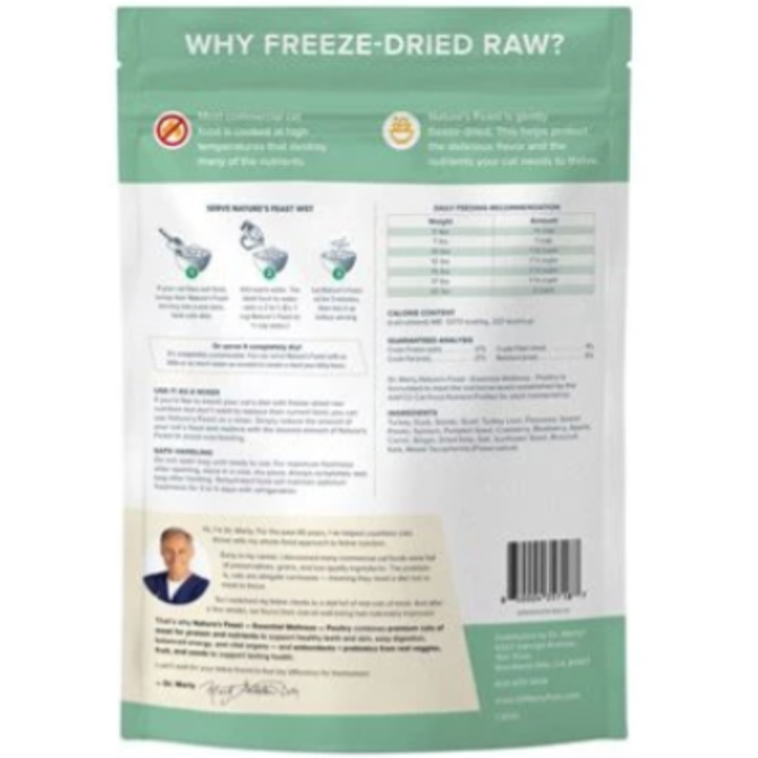 Dr. Marty Nature's Feast Essential Wellness Poultry Freeze Dried Raw ...