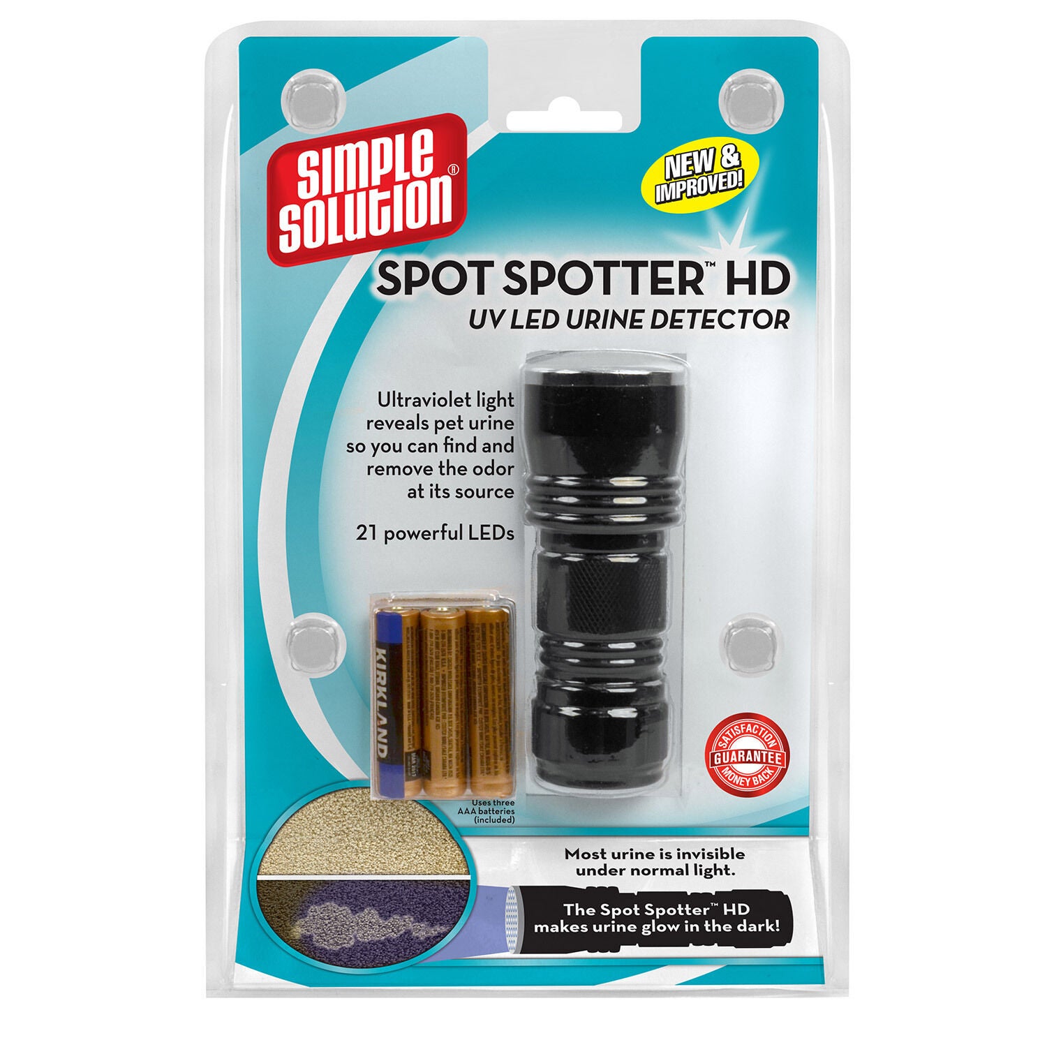 Simple Solution Spot Spotter Hd Uv Led Urine Detector | Pet Supermarket