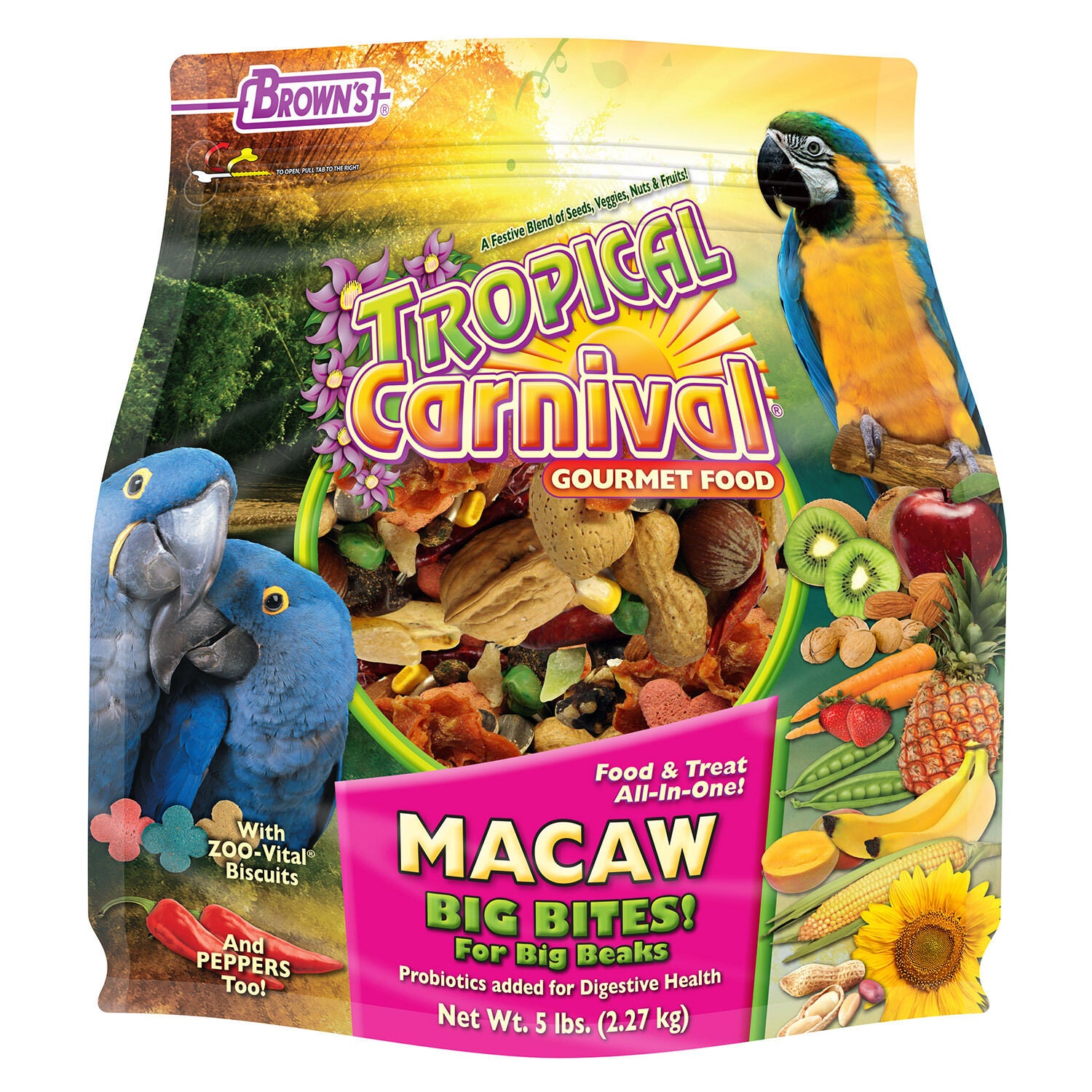 Tropical Carnival Big Bites Macaw Food | Pet Supermarket