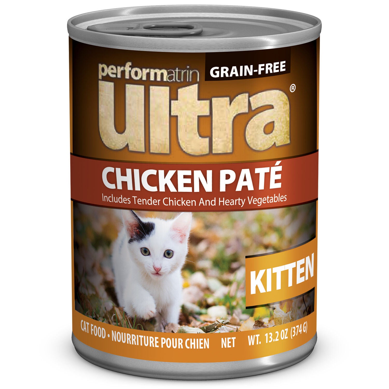 Performatrin Ultra Grain-Free Chicken Pate Wet Cat Food For Kittens ...
