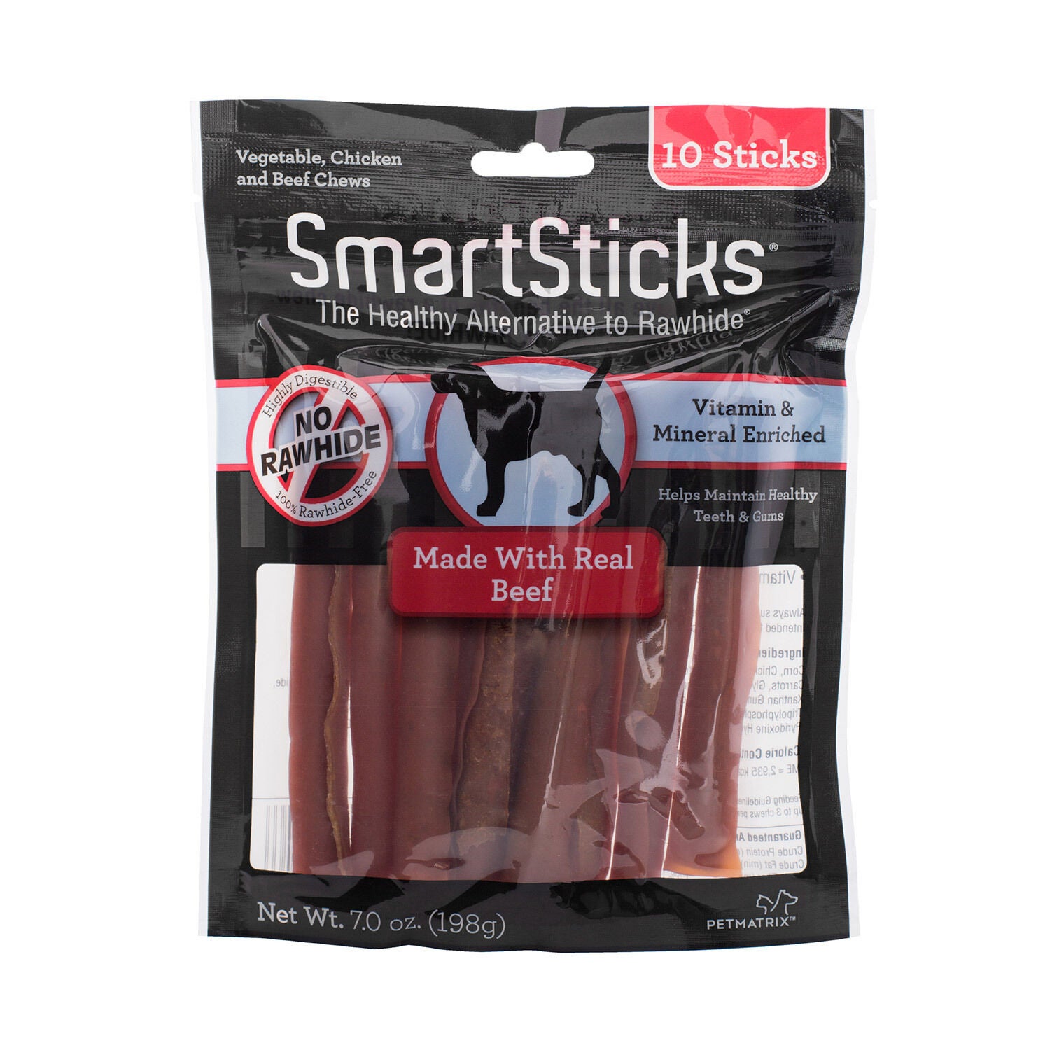 Smartbones Smartsticks Beef Sticks Dog Treats, 10 Pack | Pet Supermarket